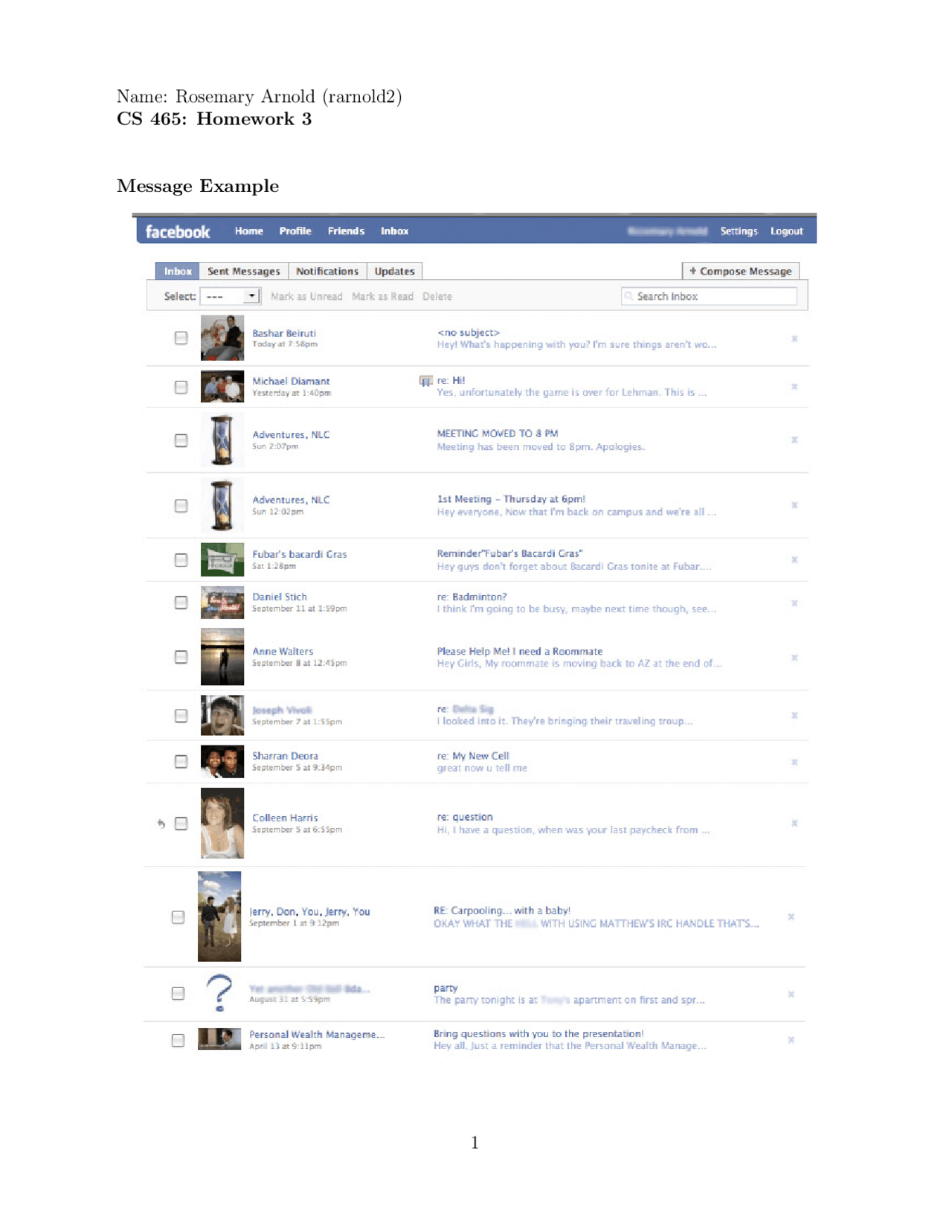 Homework 3 For User Interface Design Cs 465 Docsity