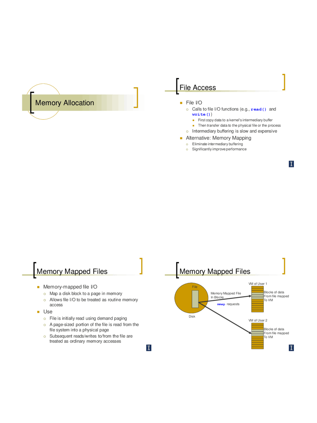 Slides On Memory Allocation System Programming Cs 241 Docsity