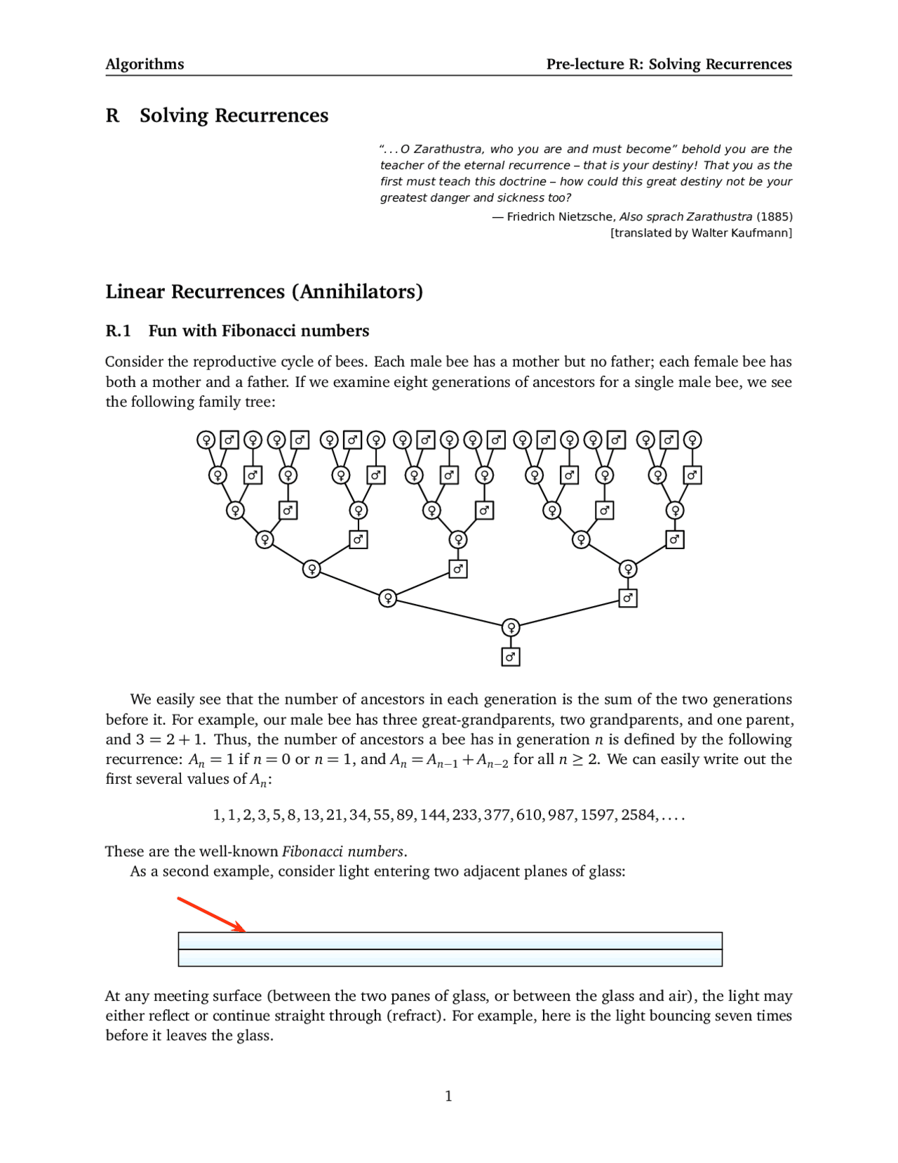 Linear Recurrences Lecture Notes Cs 473 Docsity 6262