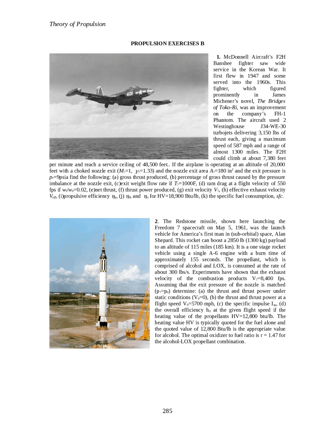 Theory of Propulsion Lecture Notes | EAS 4300 - Docsity