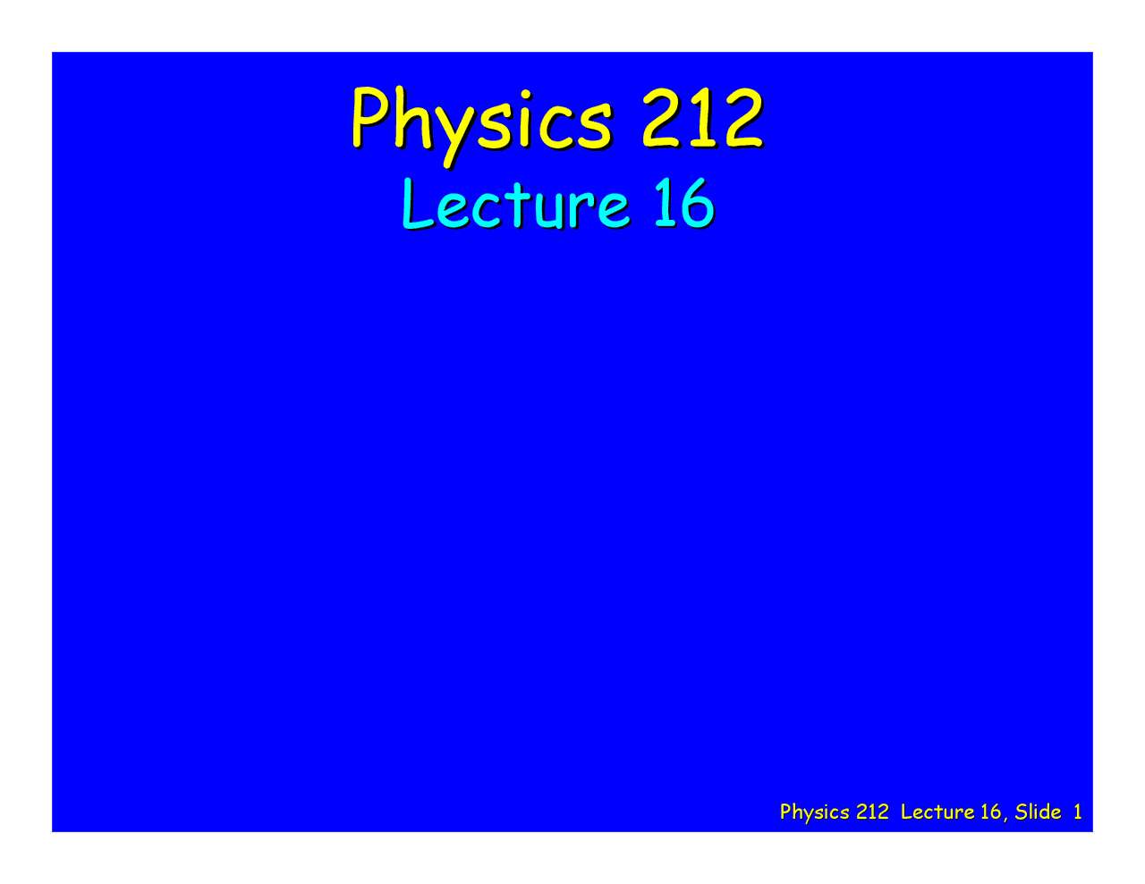 Faraday's Law, Magnetic Flux, EMF and Lenz's Law - Slides | PHYS 212 - Docsity
