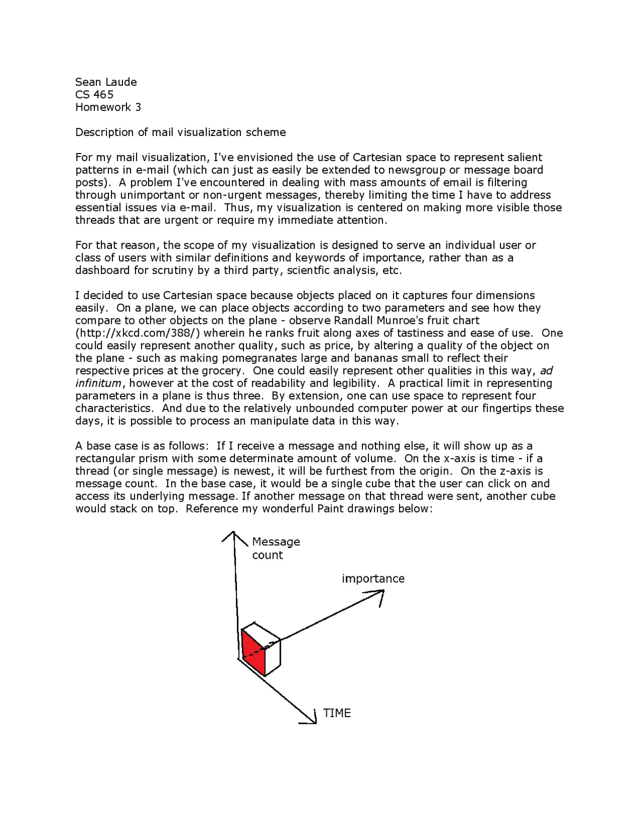 Description Of Mail Visualization Scheme User Interface Design Cs