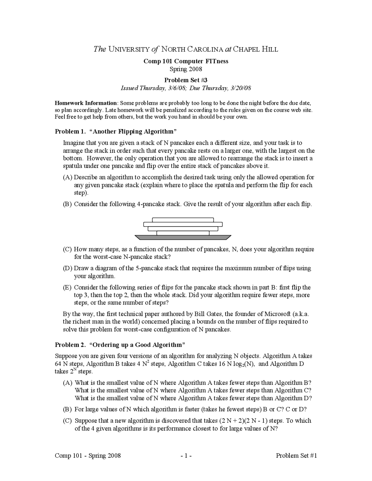 Problem Set 3 Fluency In Information Technology Comp 101 Docsity