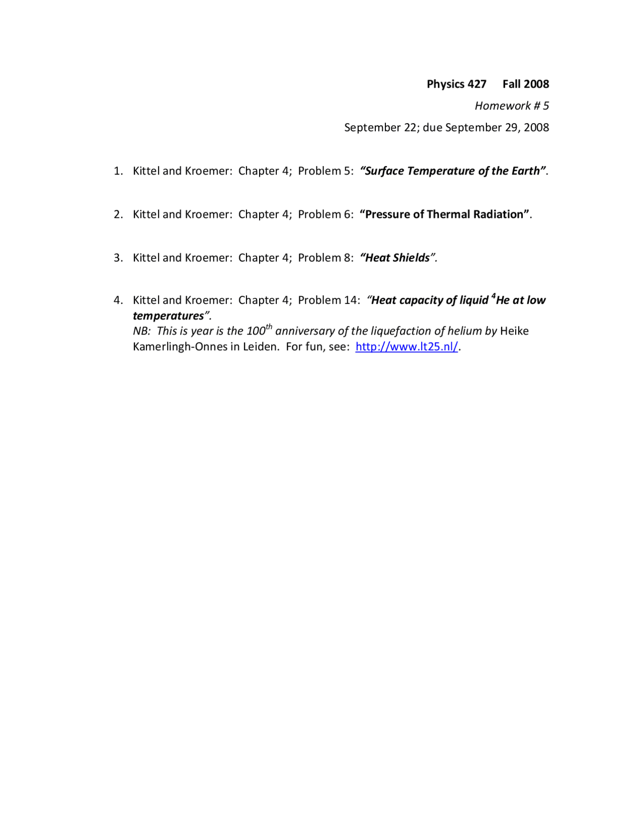 4 Problems On Surface Temperature Of The Earth Assignment 5 Phys