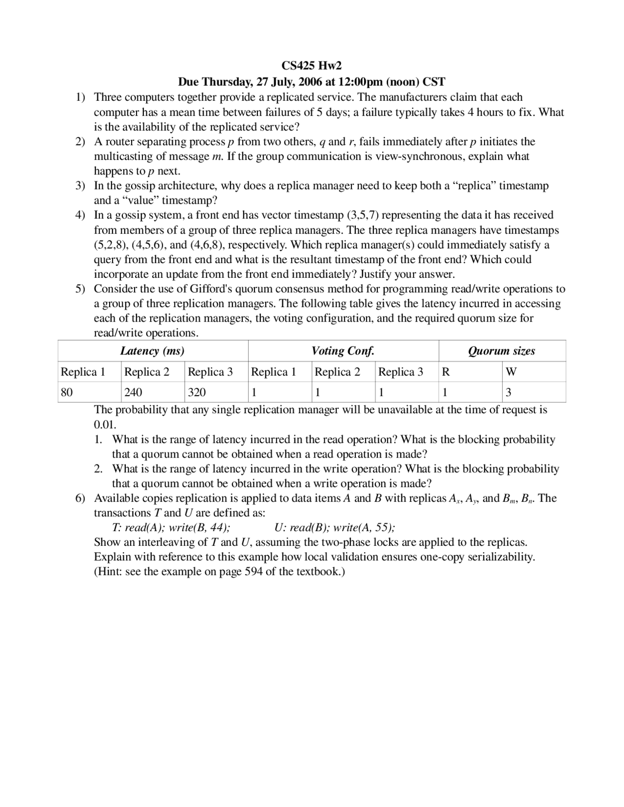 Homework 2 With 10 Problems On Discrete Mathematical Structures Cs 425 Docsity