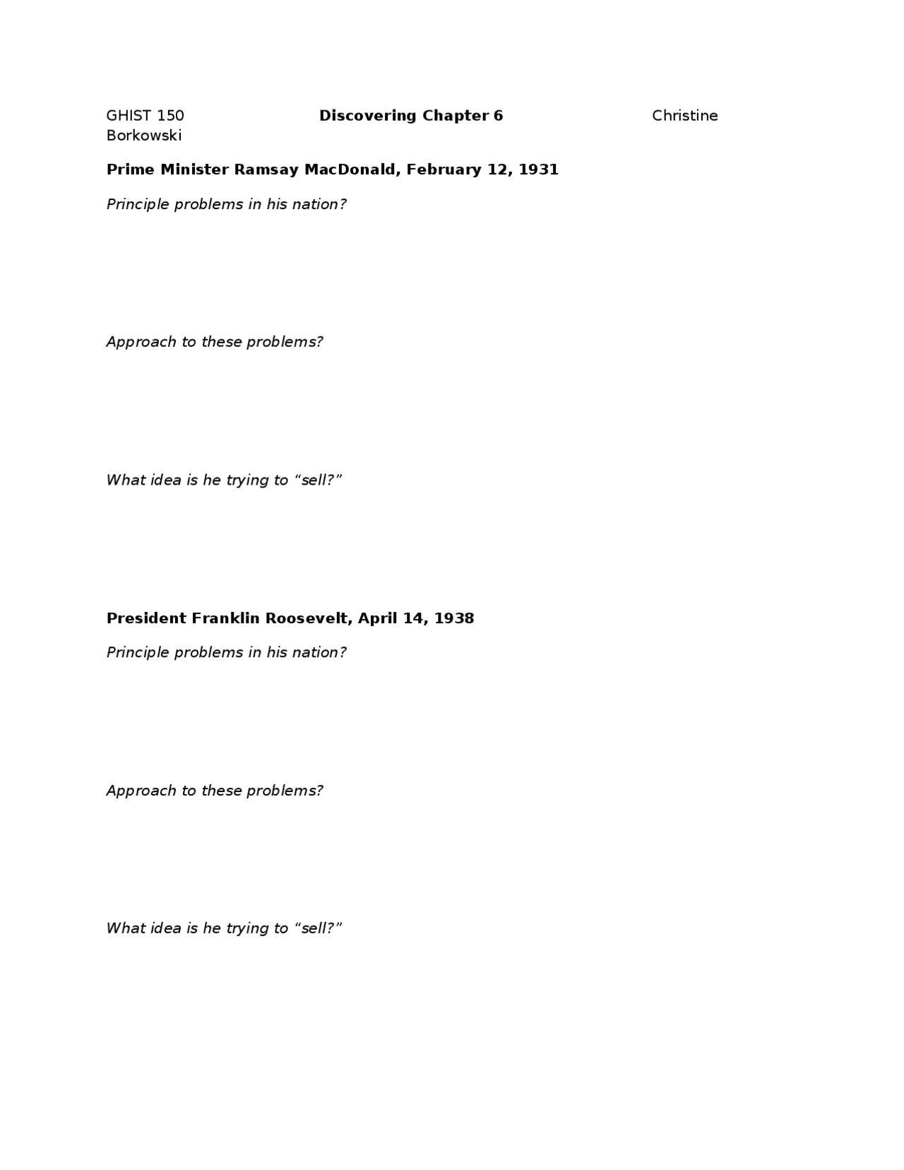 Discovering Critical Issues In Recent Global History Ghist 150