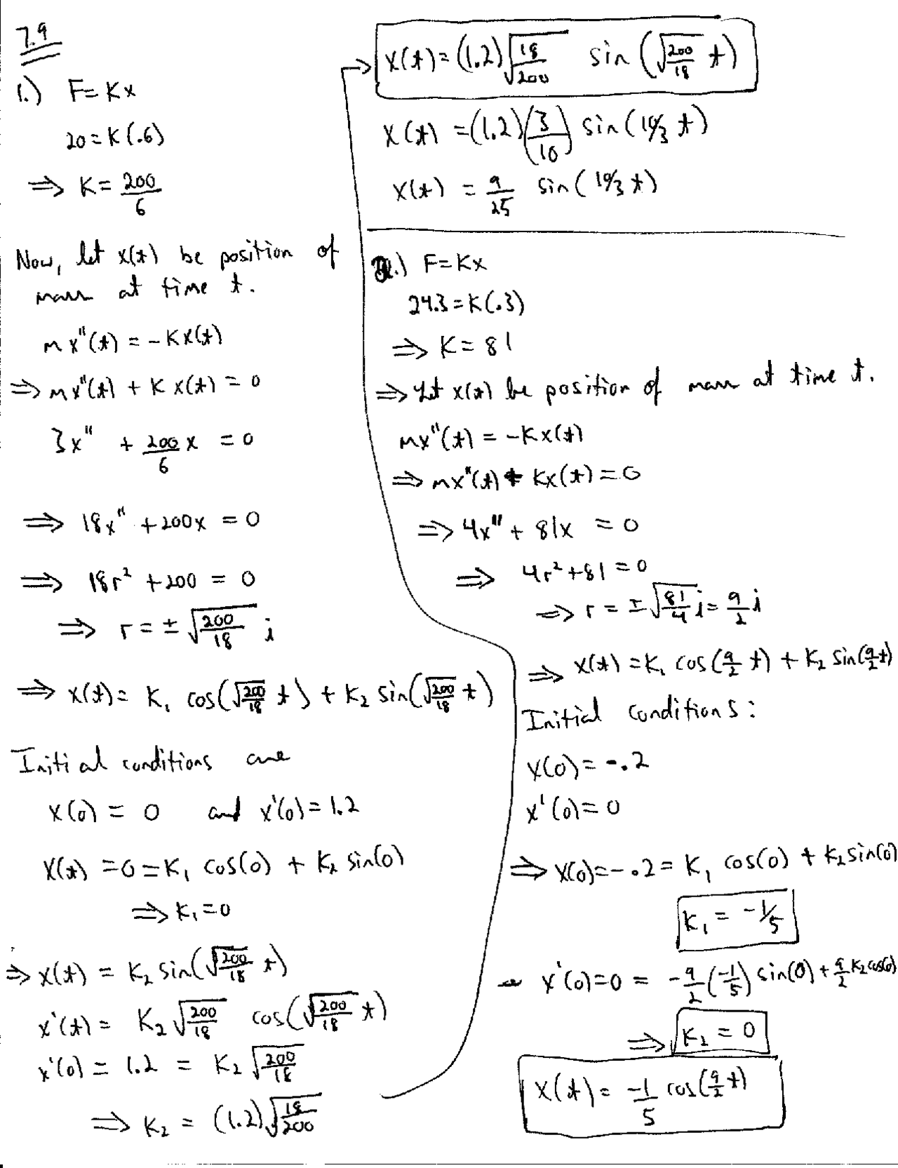 Assignment 7 With Solution Calculus Ii Ma 241 Docsity