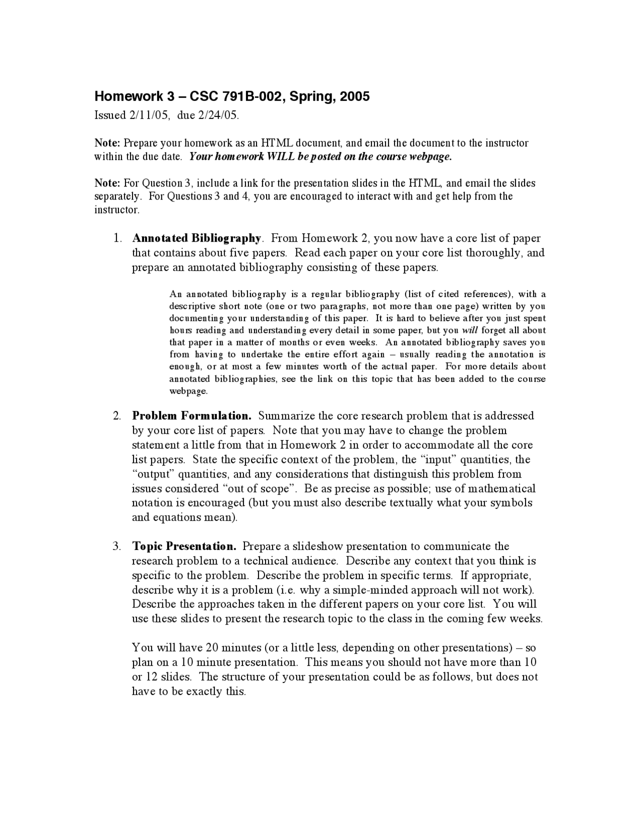 Natural Language Processing Homework 3 Csc 791m Docsity