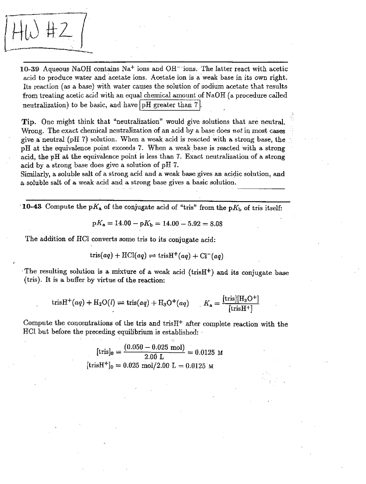 Homework 2 with Solutions - General Chemistry | CHEM 155 - Docsity