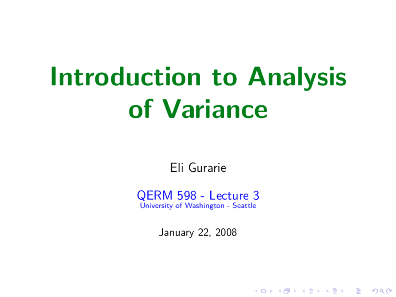 Analysis of Variance (ANOVA) for Pie Experiment: Comparing Zone-Out ...