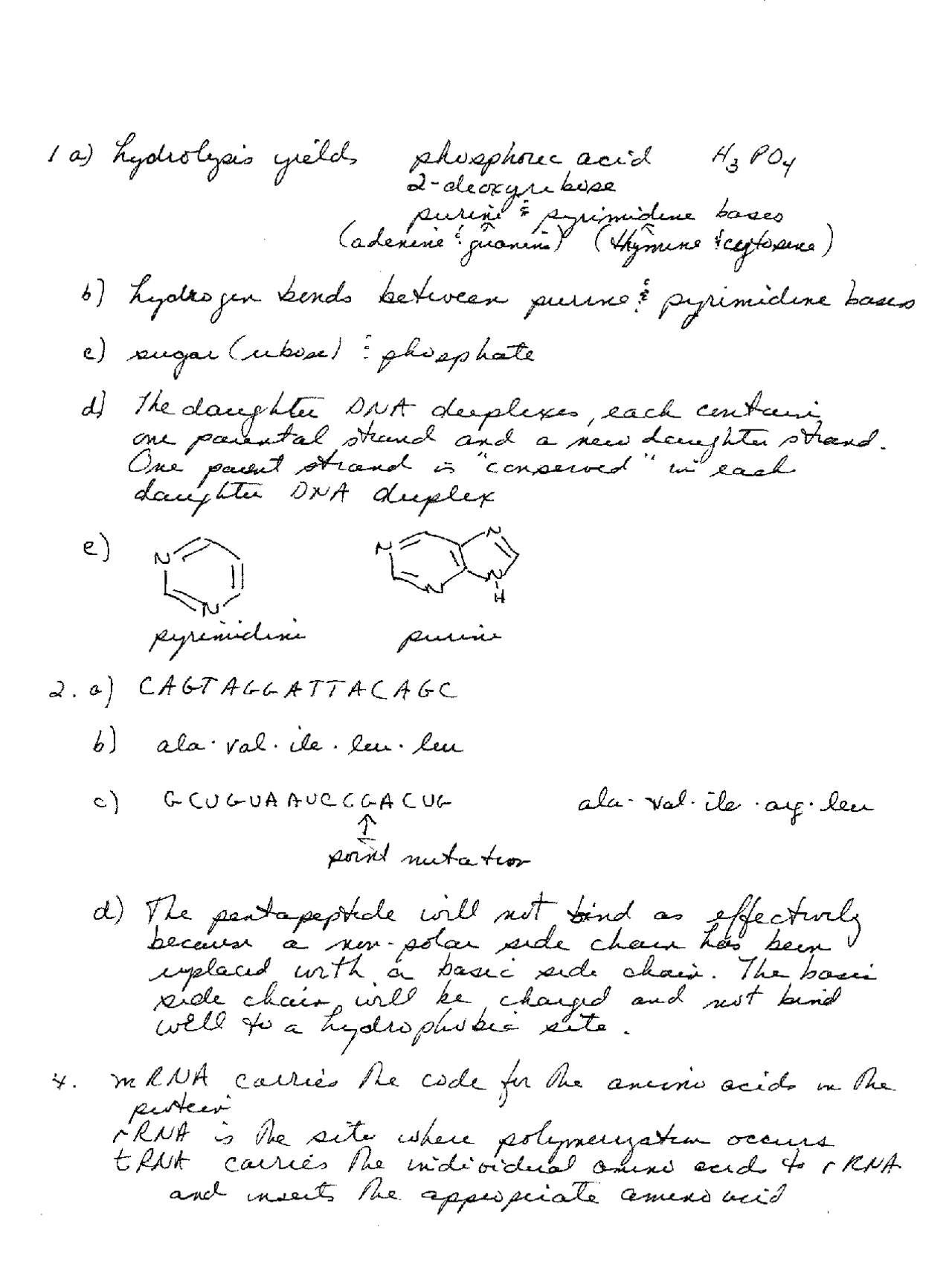 Handout For Exam Review Principles Of Chemistry Iii Chem 221 Docsity