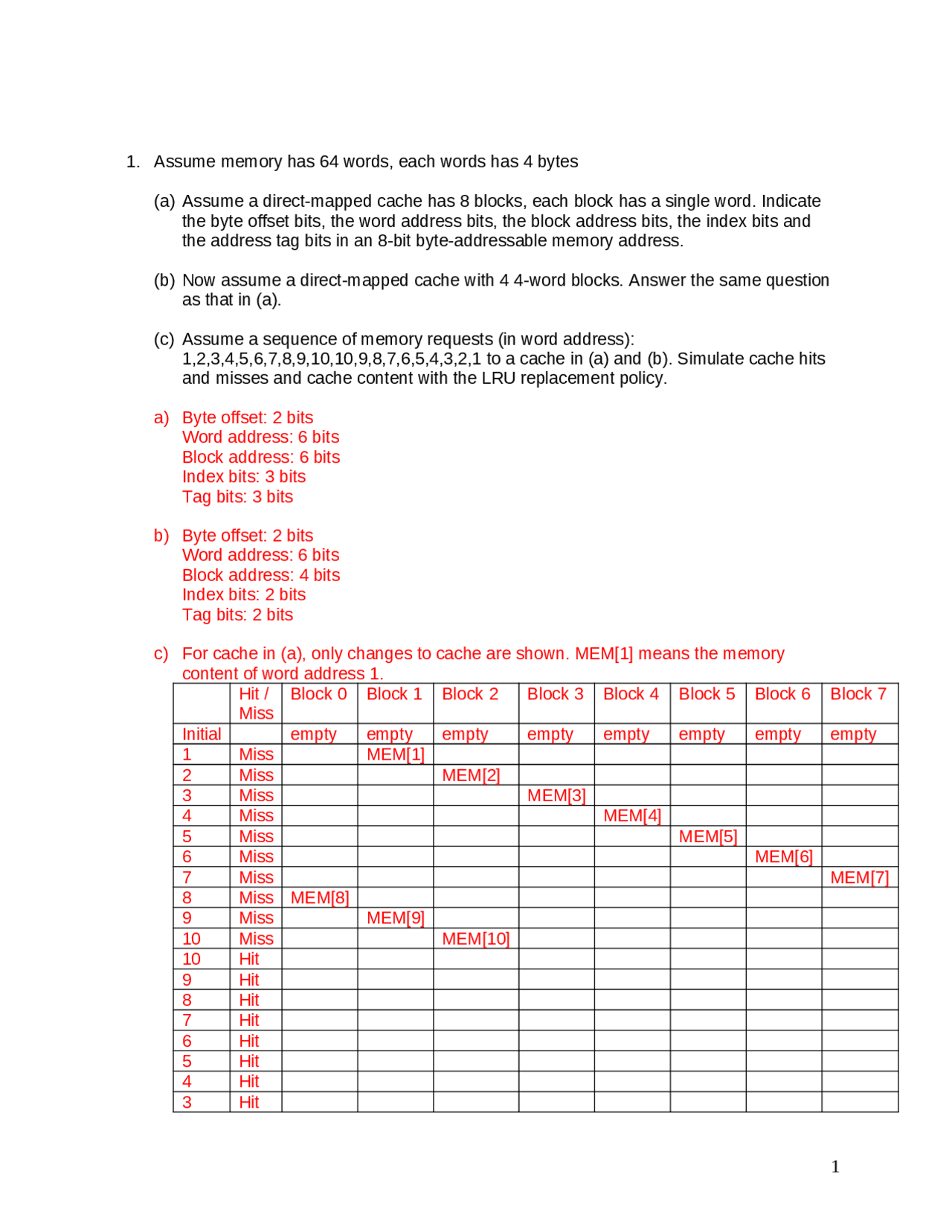 Questions With Answers Introduction To Computer Organization Cda