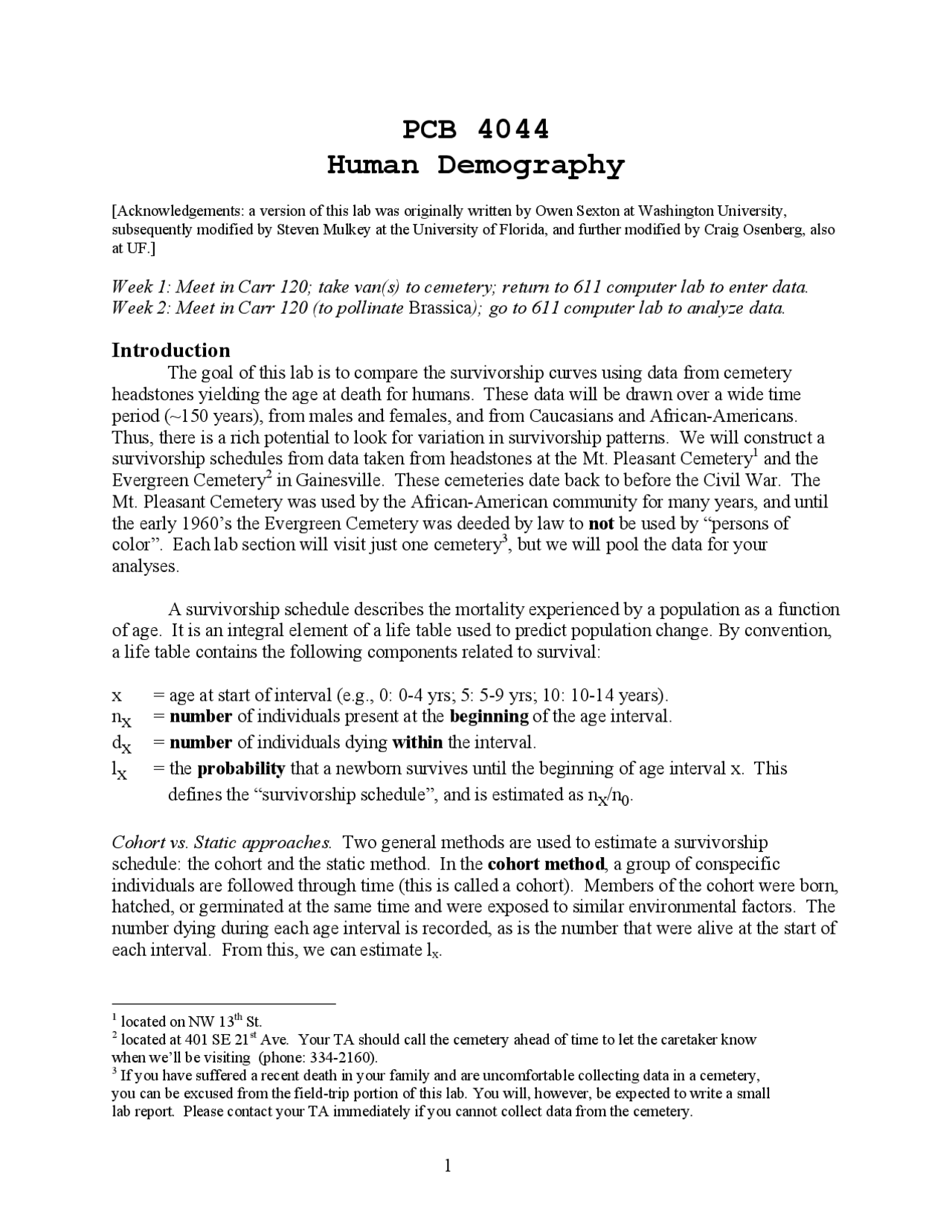 Comparing Human Survivorship Curves: A Demographic Analysis using ...