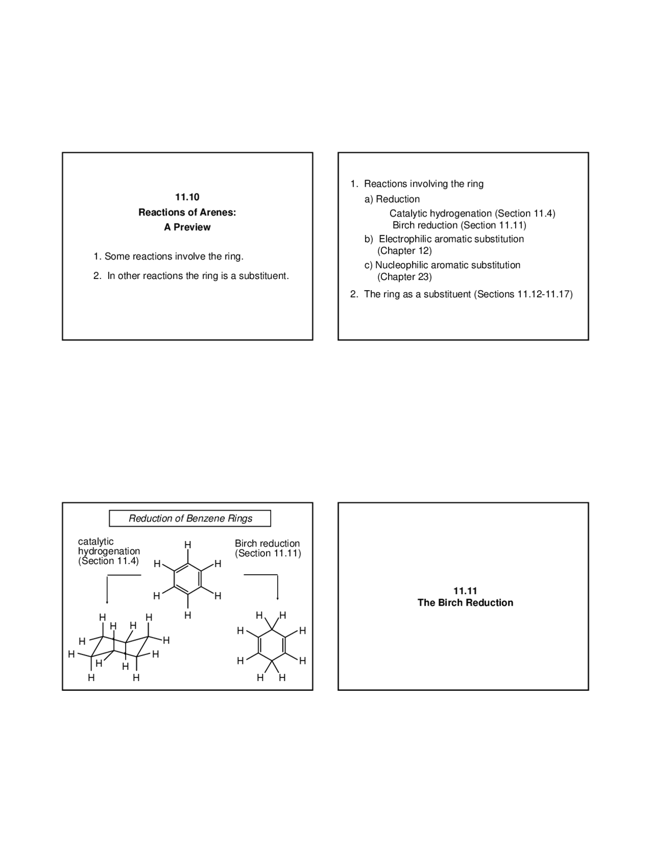 A Reactions Of Arenes A Preview Organic Chemistry Chem 238 Docsity