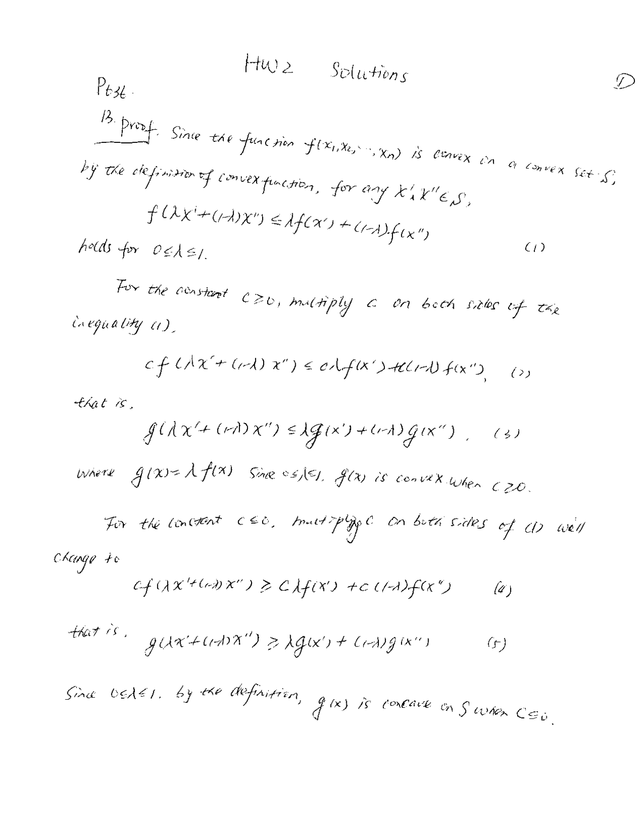 Operations Research Ii Homework 2 With Solutions Esi 4313 Docsity