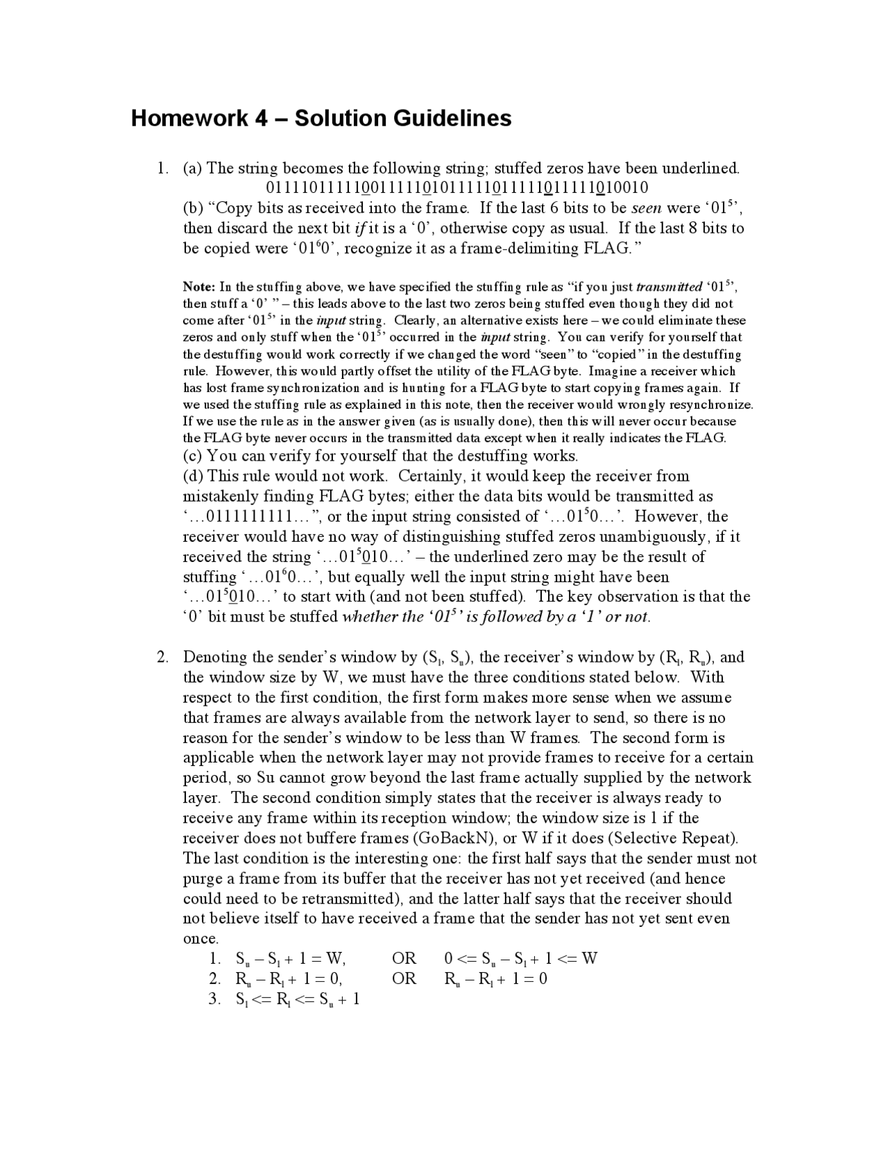 Computer Networks Assignment 4 Solutions Guidelines Csc 570 Docsity