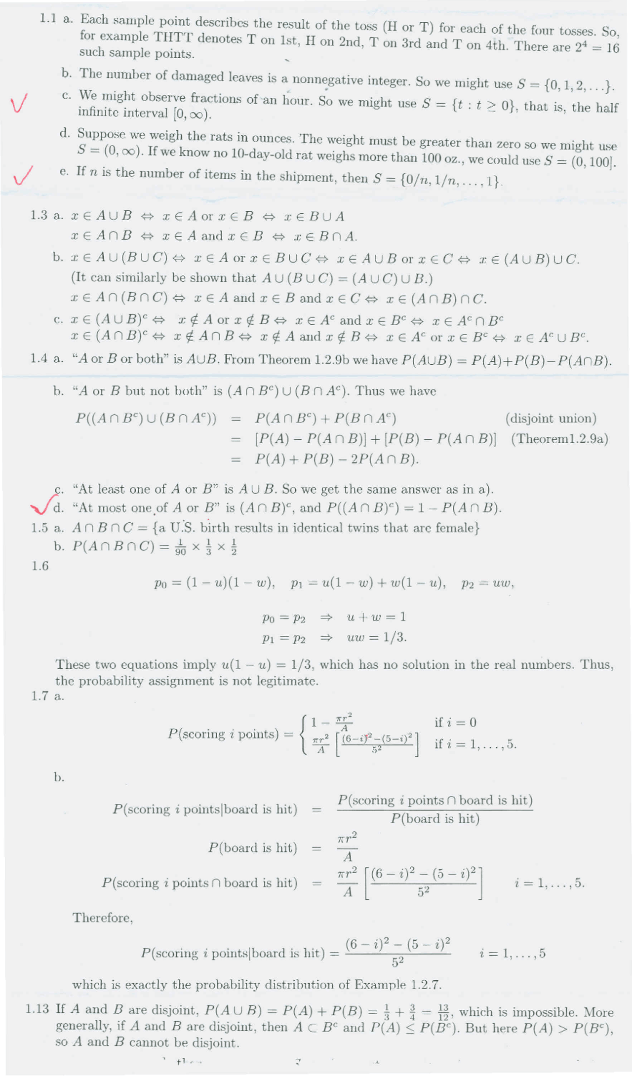 Practice Problems For Statistical Theory I Assignment 1 St 521 Docsity