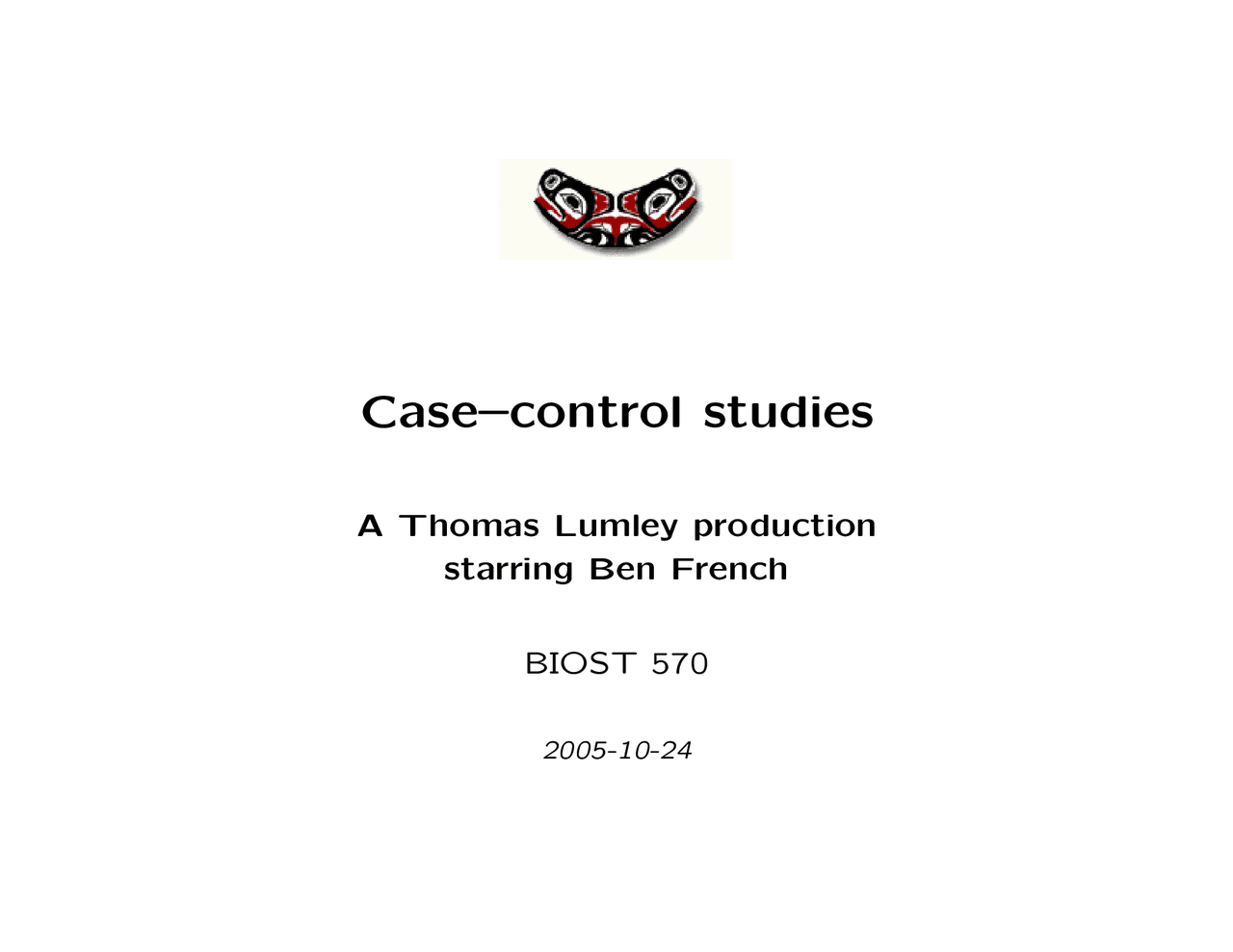 Case Control Study - Lecture Notes | BIOST 570 | Study notes ...