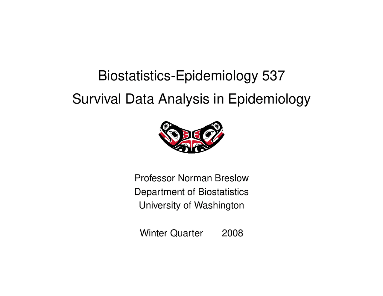 Biostatistics Epidemiology - Lecture Slides | EPI 537 - Docsity
