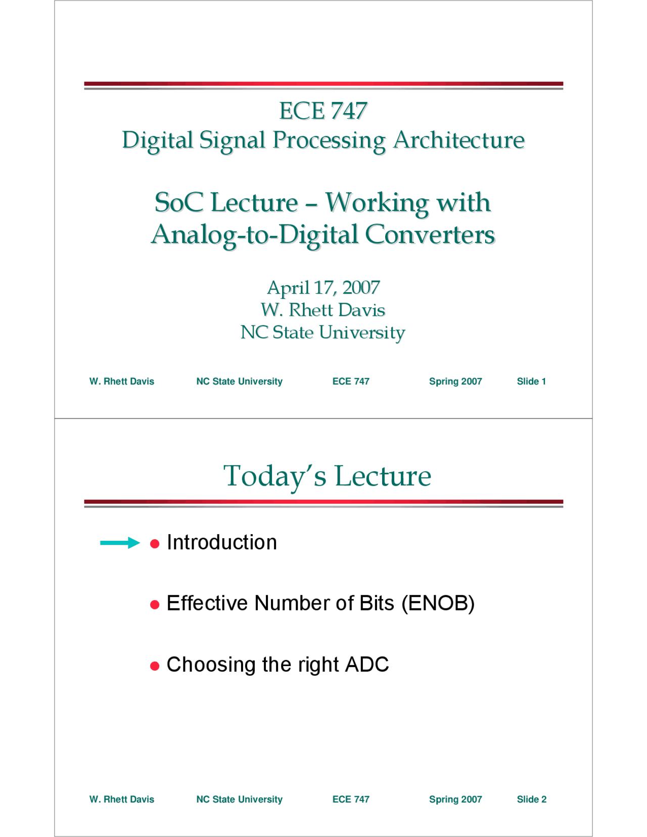 Working With Analog To Digital Converters In Processing Architecture