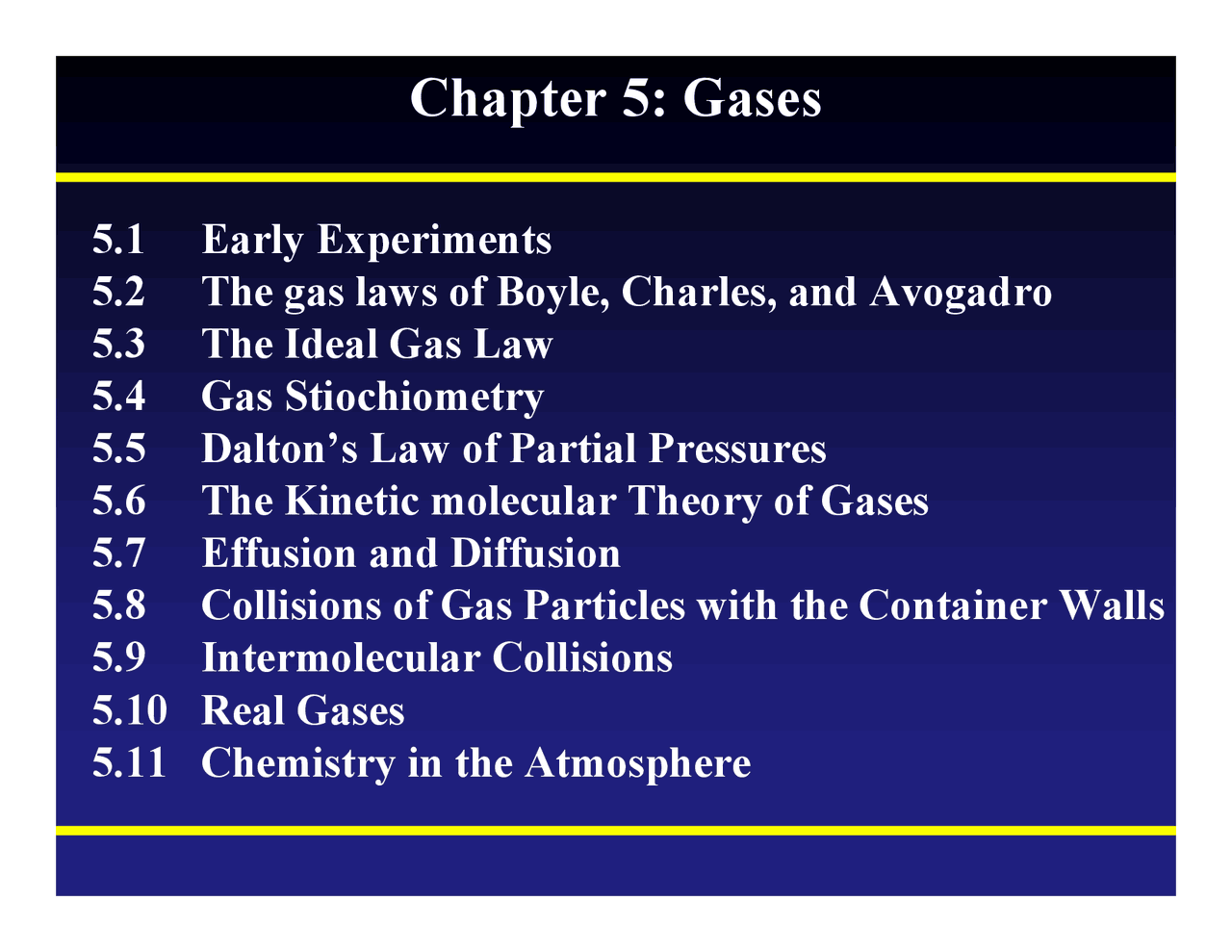 Gases General Chemistry Lecture Slides Chem 142 Docsity