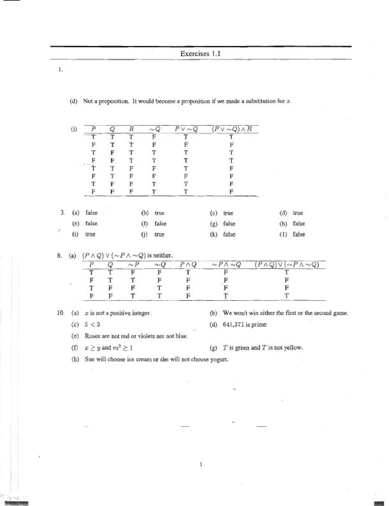 Assignment 1 Questions Foundations Of Advanced Mathematics Ma 225