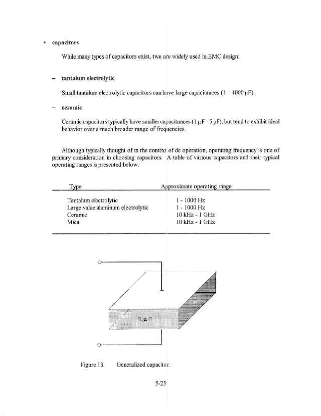 Capacitors Power Electronics I Notes Ece 562 Docsity