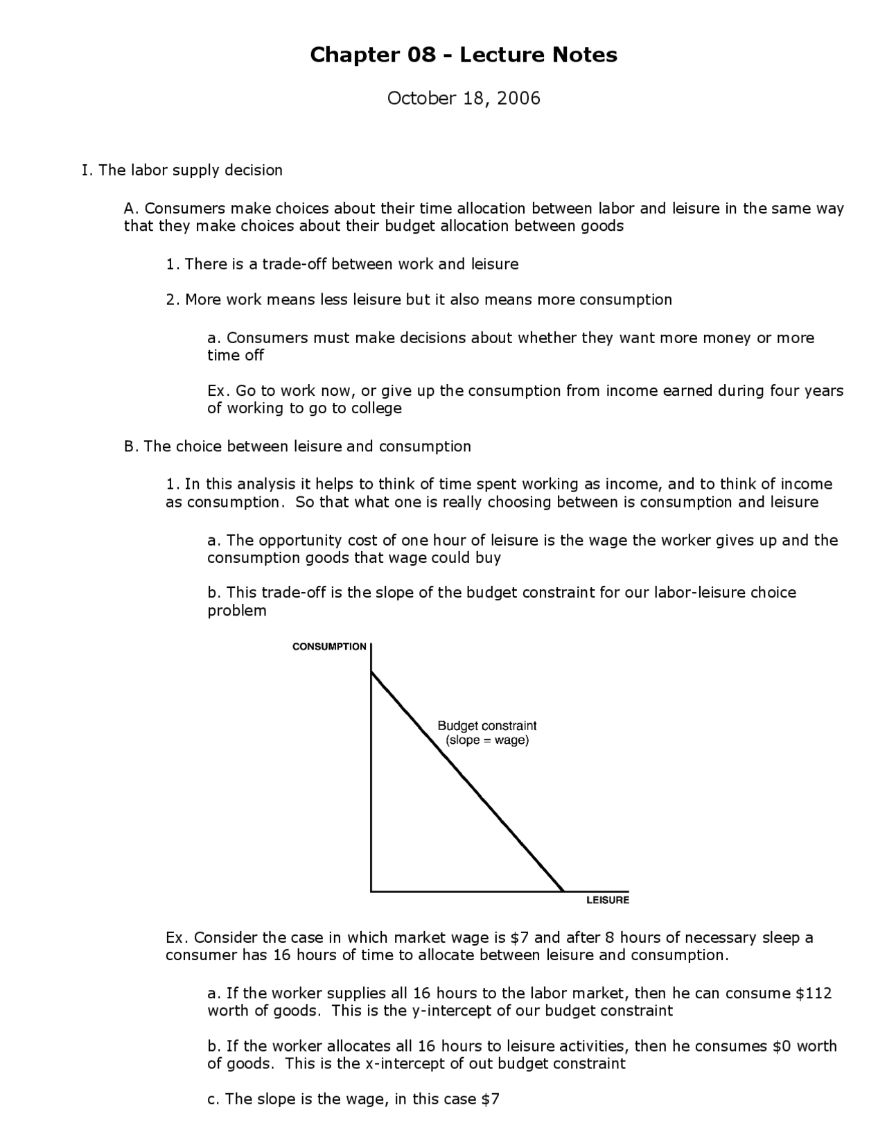 Chapter 8 - Principles of Microeconomics | EC 201 - Docsity
