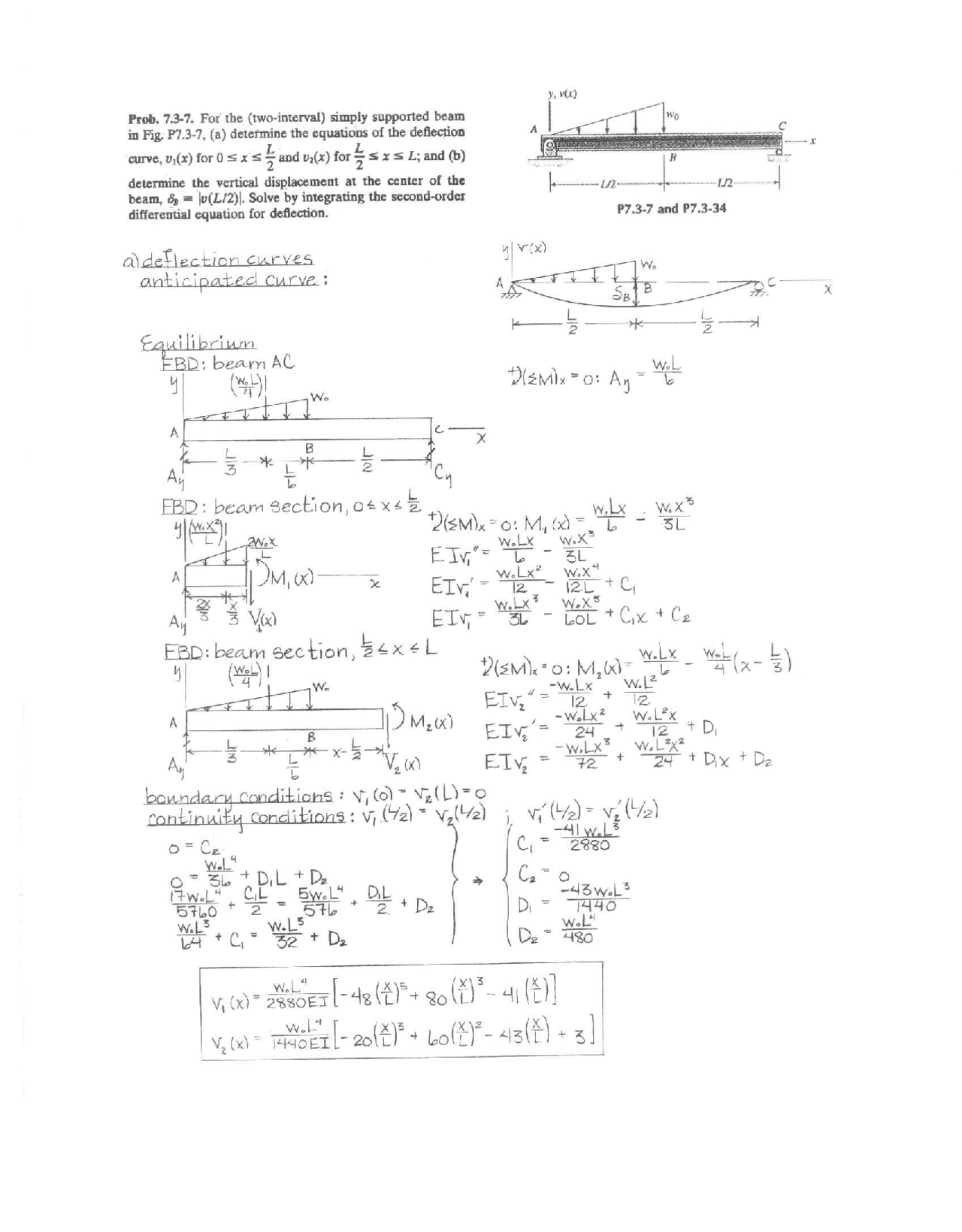 4 Solved Problems on Solid Mechanics - Assignment | MAE 314 ...
