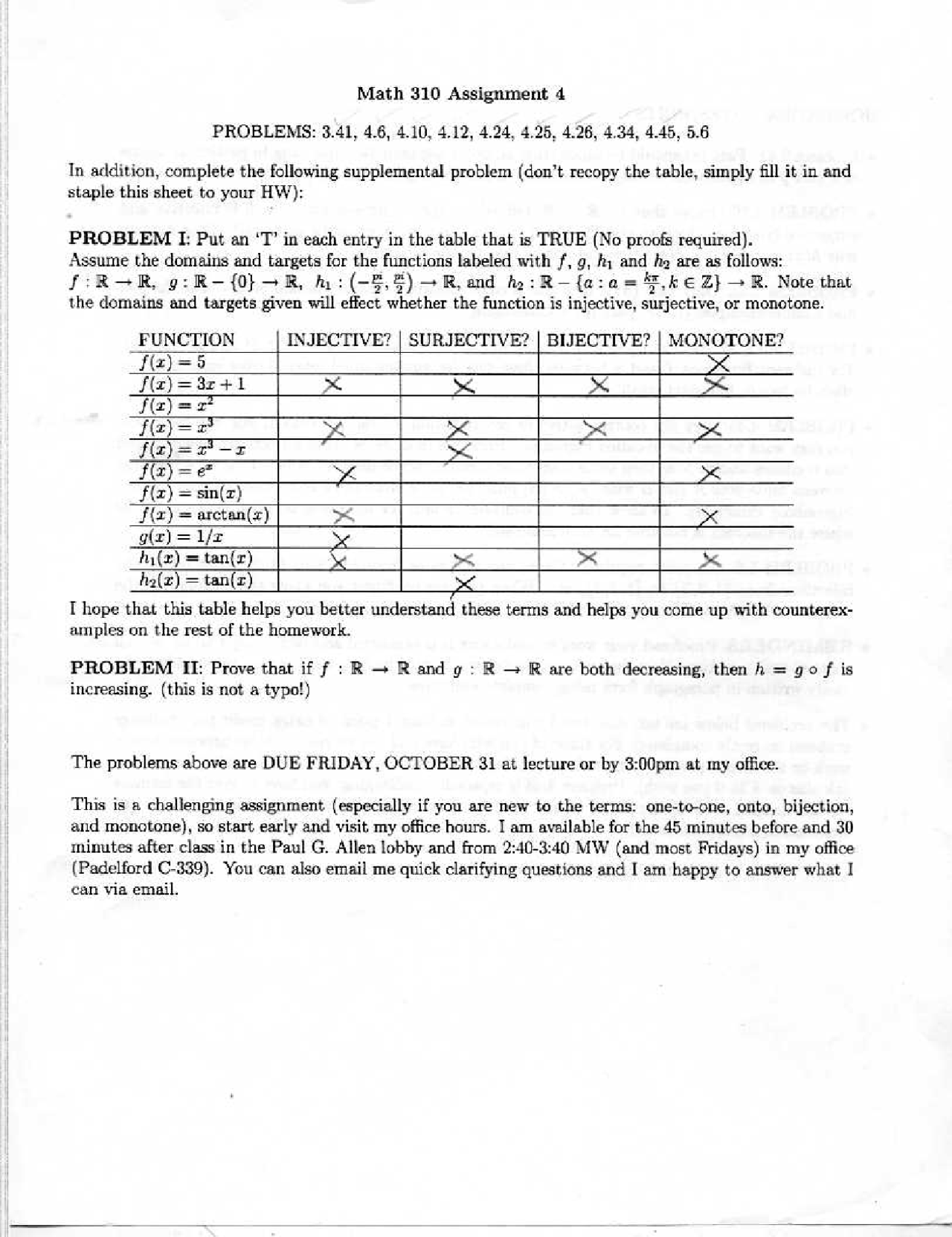 Solution For Assignment 4 Introduction To Mathematical Reasoning