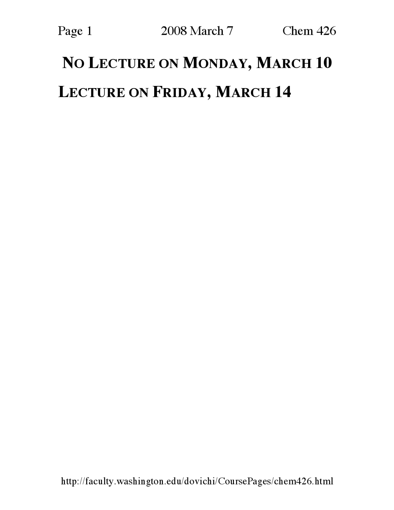 Lecture Slides On Chromatography Instrumental Analysis Chem 426