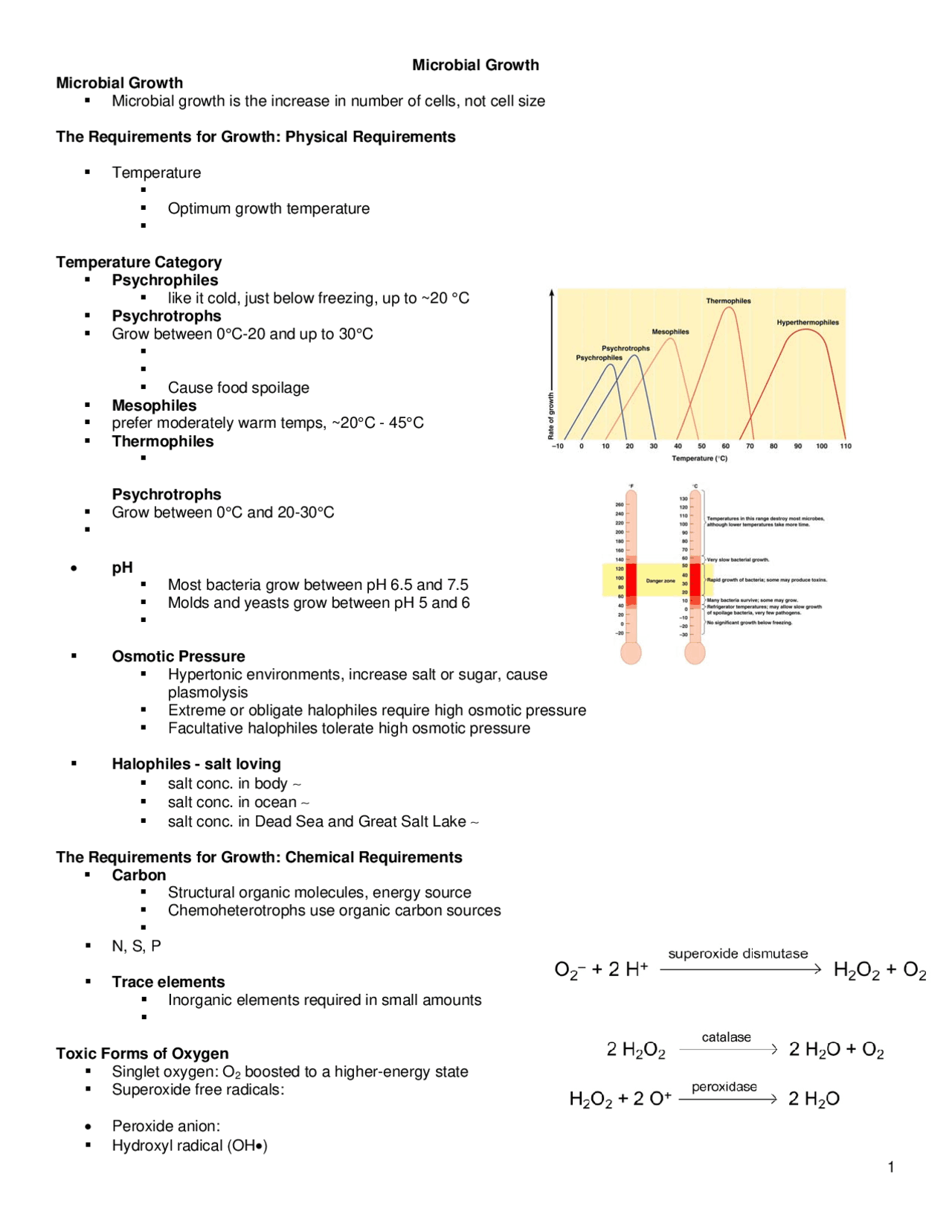 Microbial Growth Microbiology Bi 203 Docsity