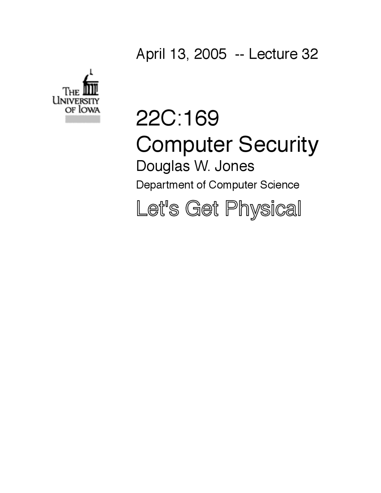 Risk Assessment Is Difficult Lecture Notes 22c 169 Docsity