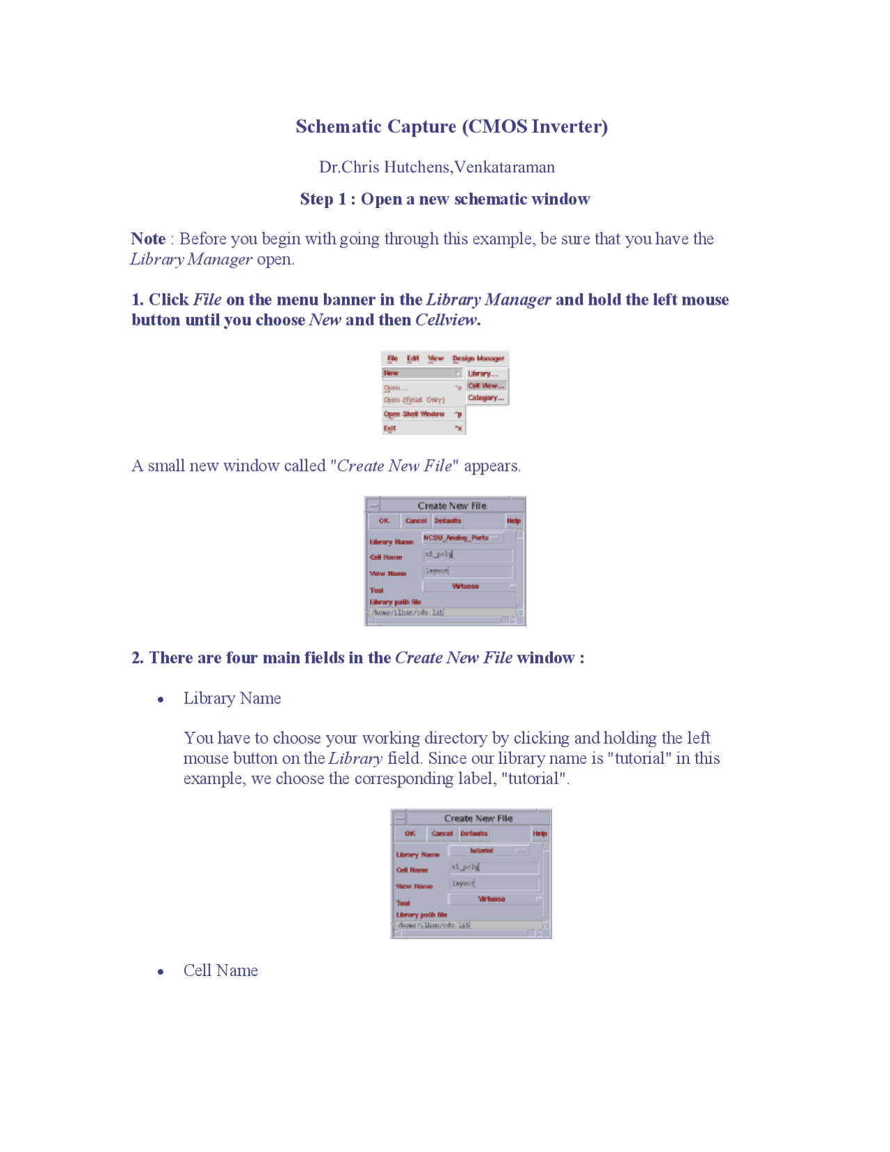 Schematic Capture Of Cmos Inverter Lecture Notes Ecen 4303 Docsity