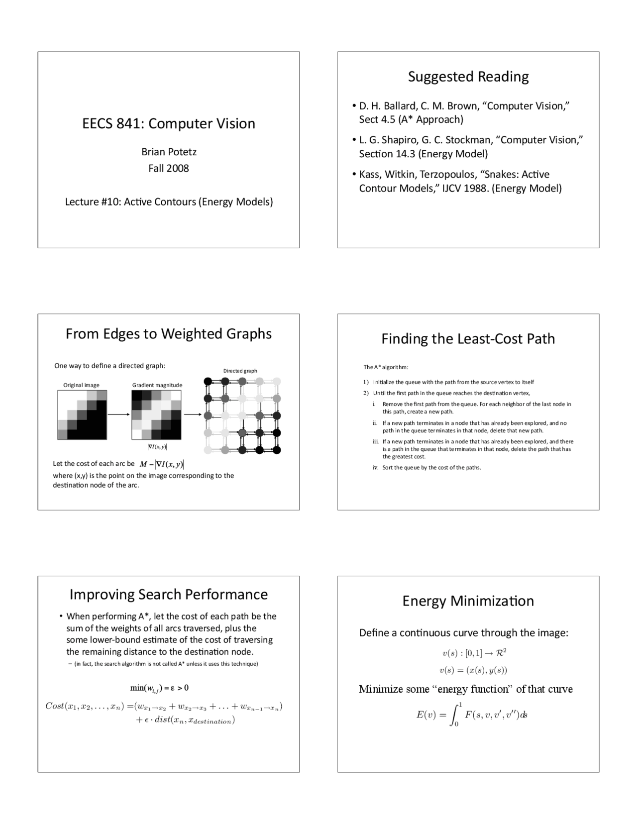 Energy Models Lecture Slides Eecs 841 Docsity