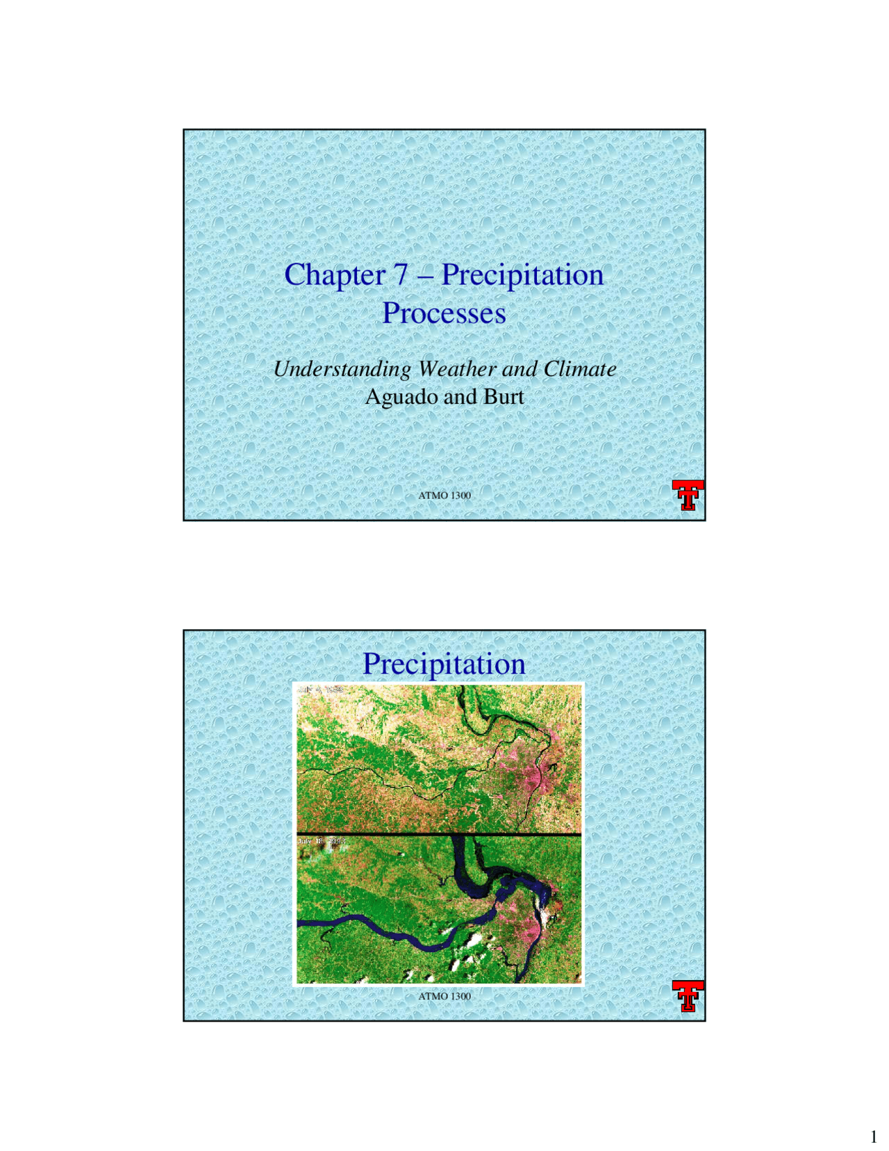 Precipitation Processes Introduction To Atmospheric Science Slides