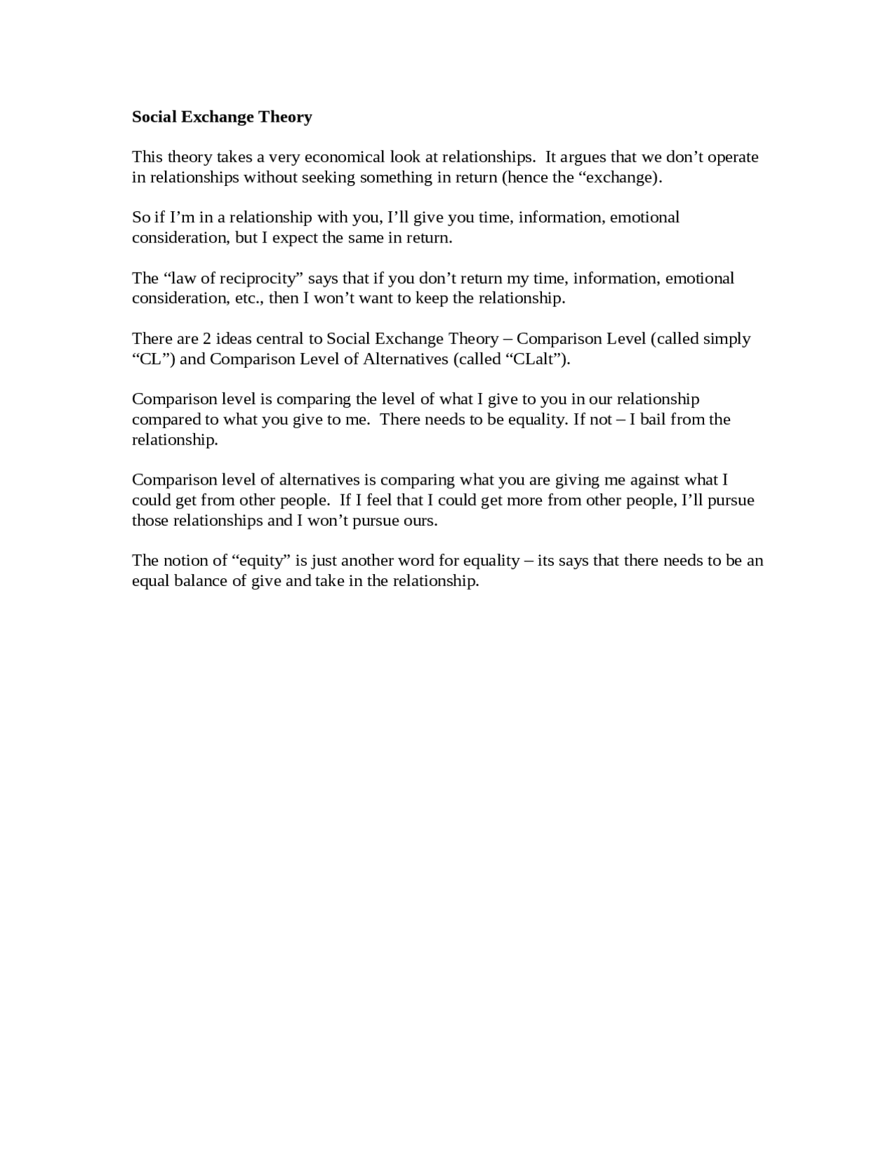 Class Notes Introduction To Communication Theories Com 11100 Docsity