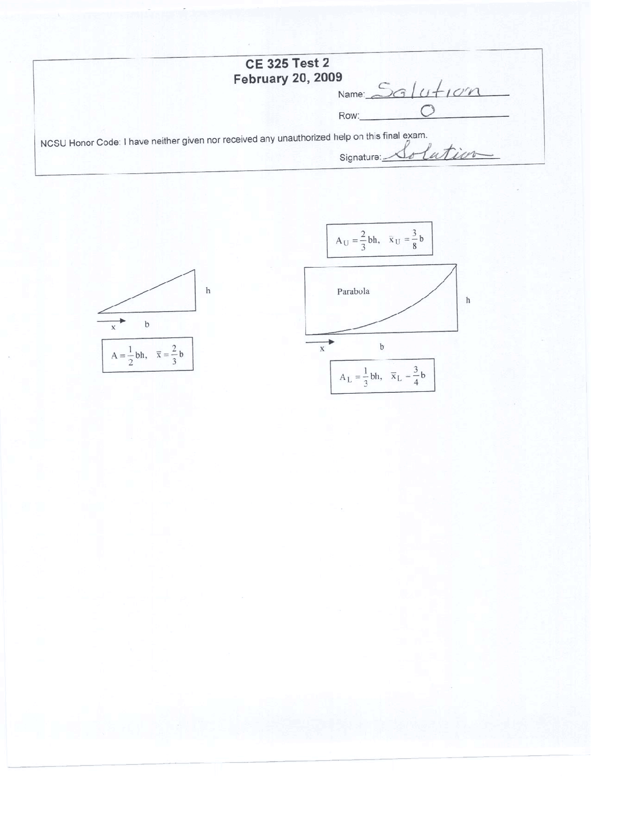 Solutions For Test 2 Structural Analysis I Ce 325 Docsity