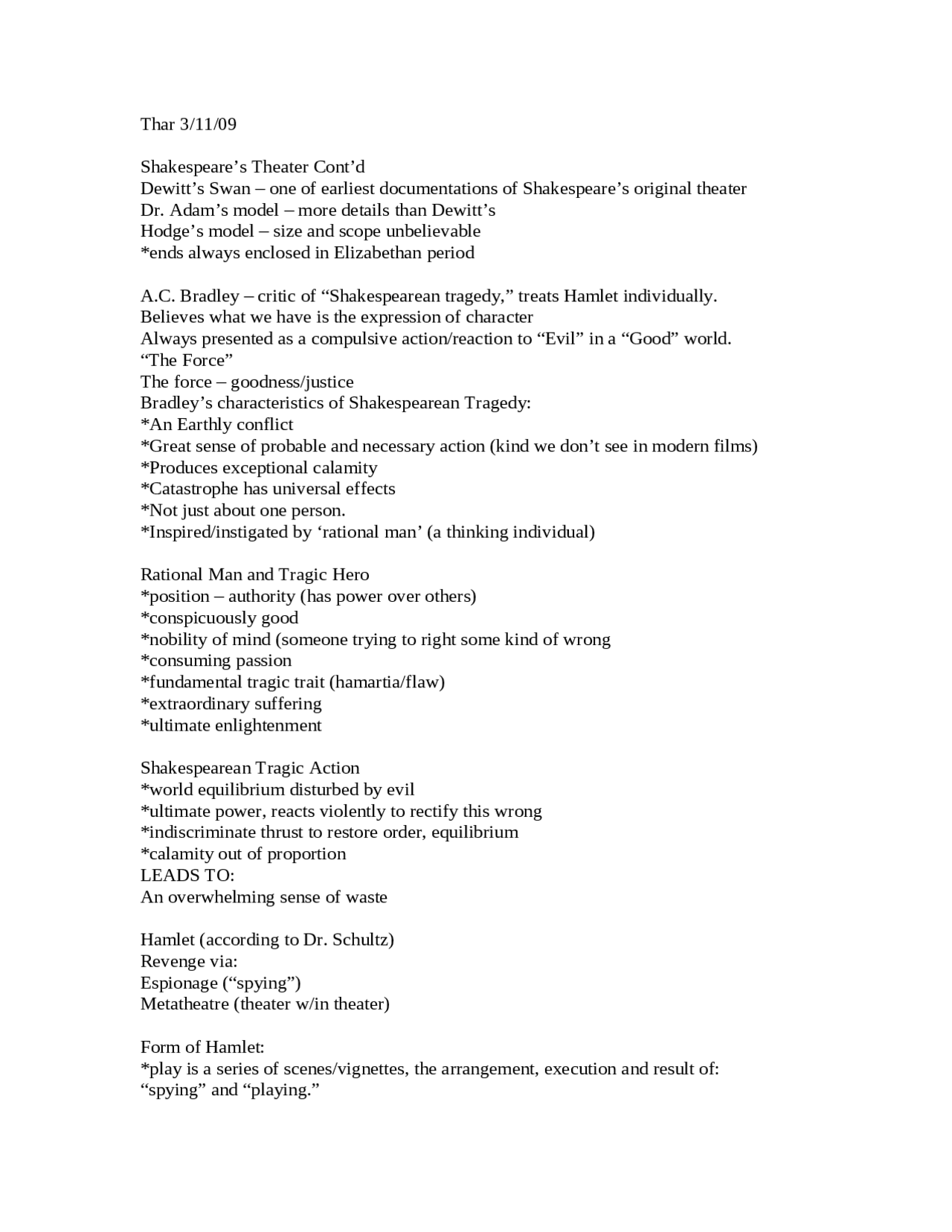 Study Notes for Shakespeare’s Theater | THAR 101 | Study notes Theatre ...
