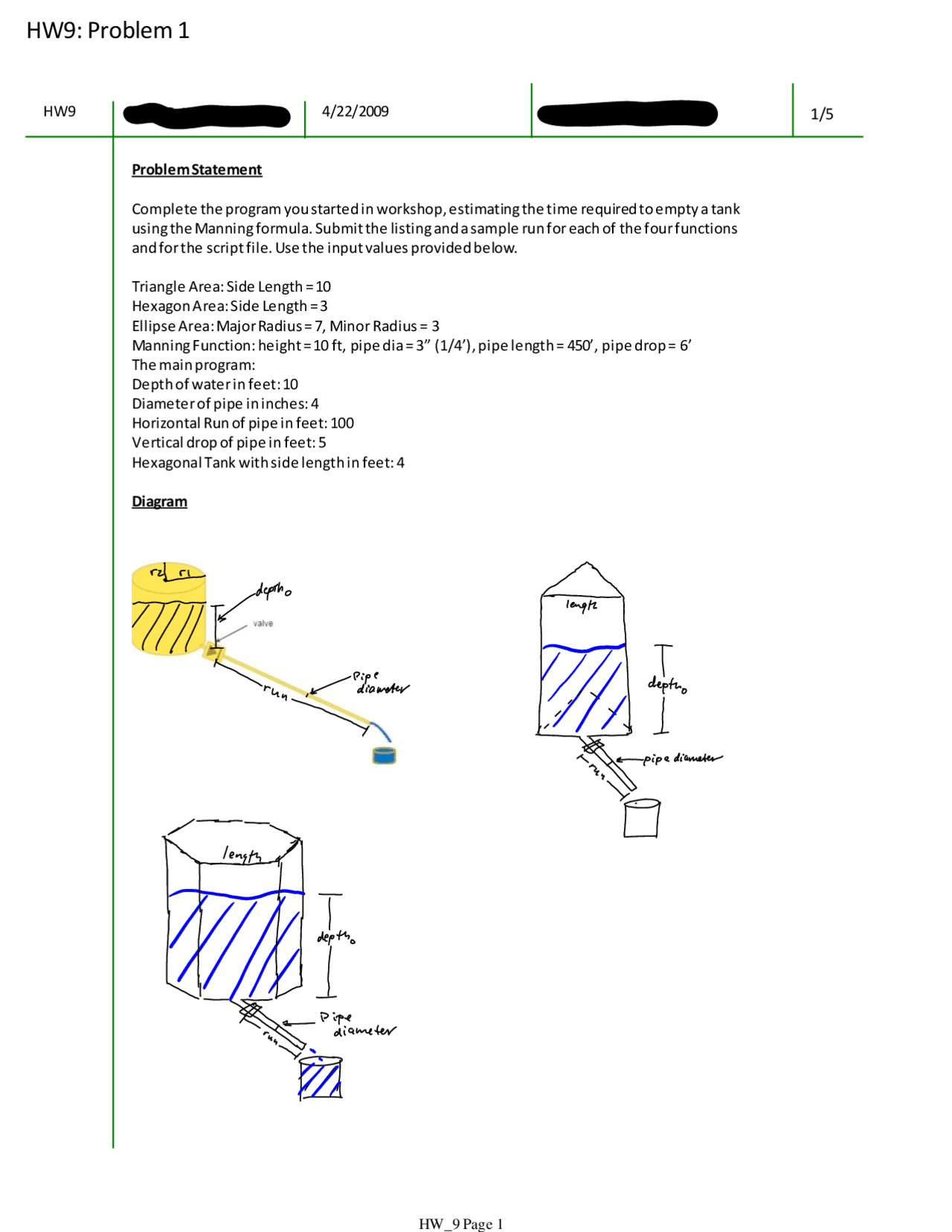 Homework Problem And Solution Exploration Engineering Design Enge