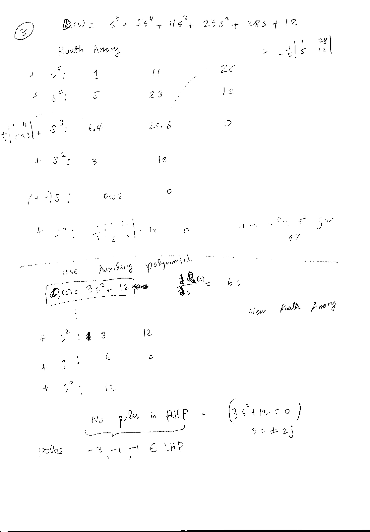 Review Notes for Exam - Control Systems | ME 451 - Docsity
