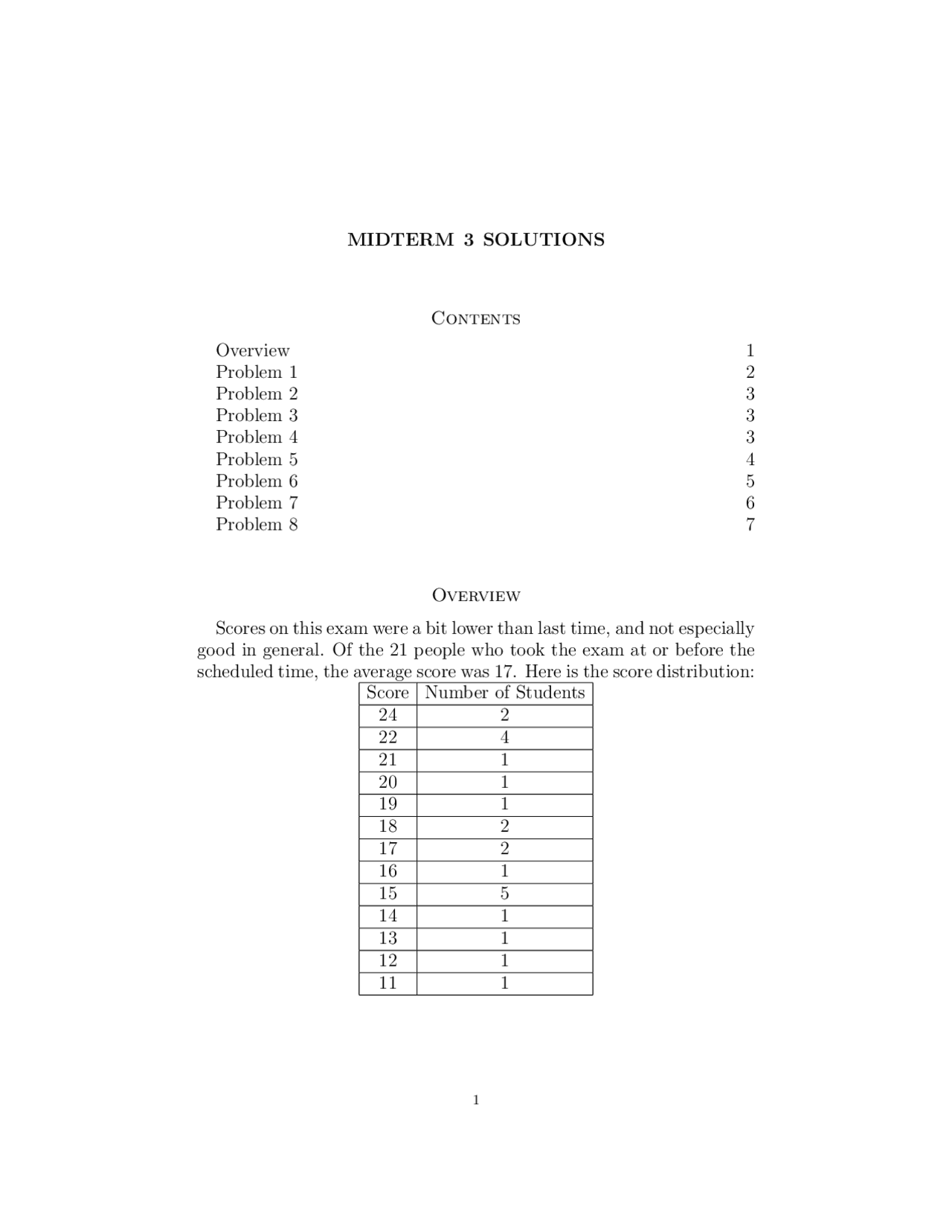 Midterm 3 Solutions Elementary Linear Algebra Math 2270 Docsity