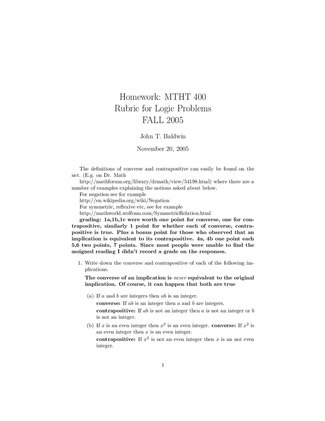 Problems On Methods Of Teaching Secondary Mathematics I Assignment