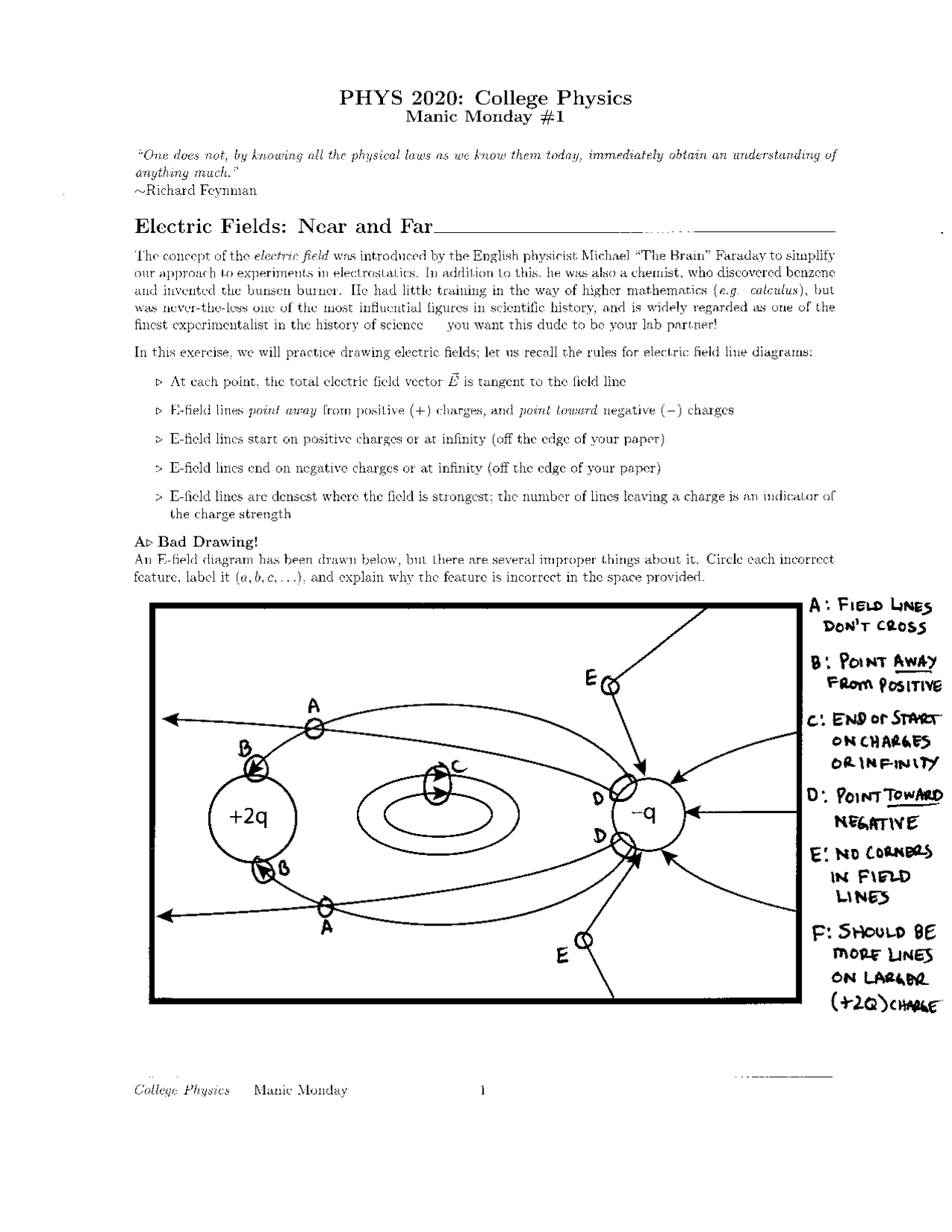 Electric Fields Si College Physics Ii Solved Questions Phys 2020
