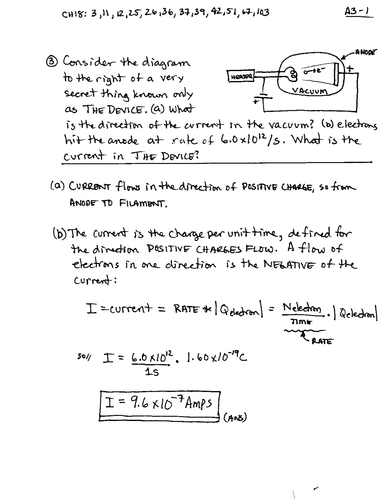 Hand Written Assignment College Physics Ii Phys 2020 Docsity