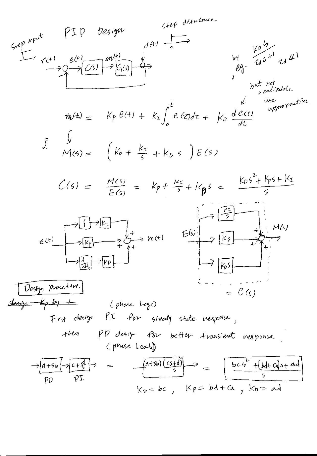 Frequency Response Lecture Handout Me 451 Docsity