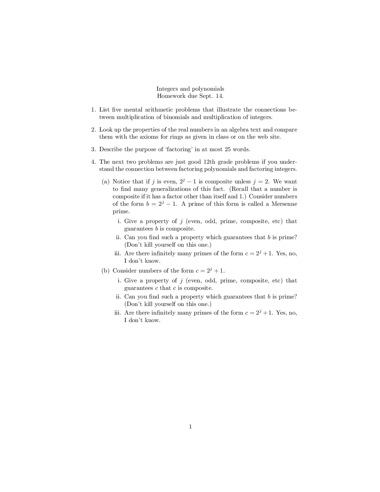 Integration And Polynomials Methods Teaching Secondary Mathematics I