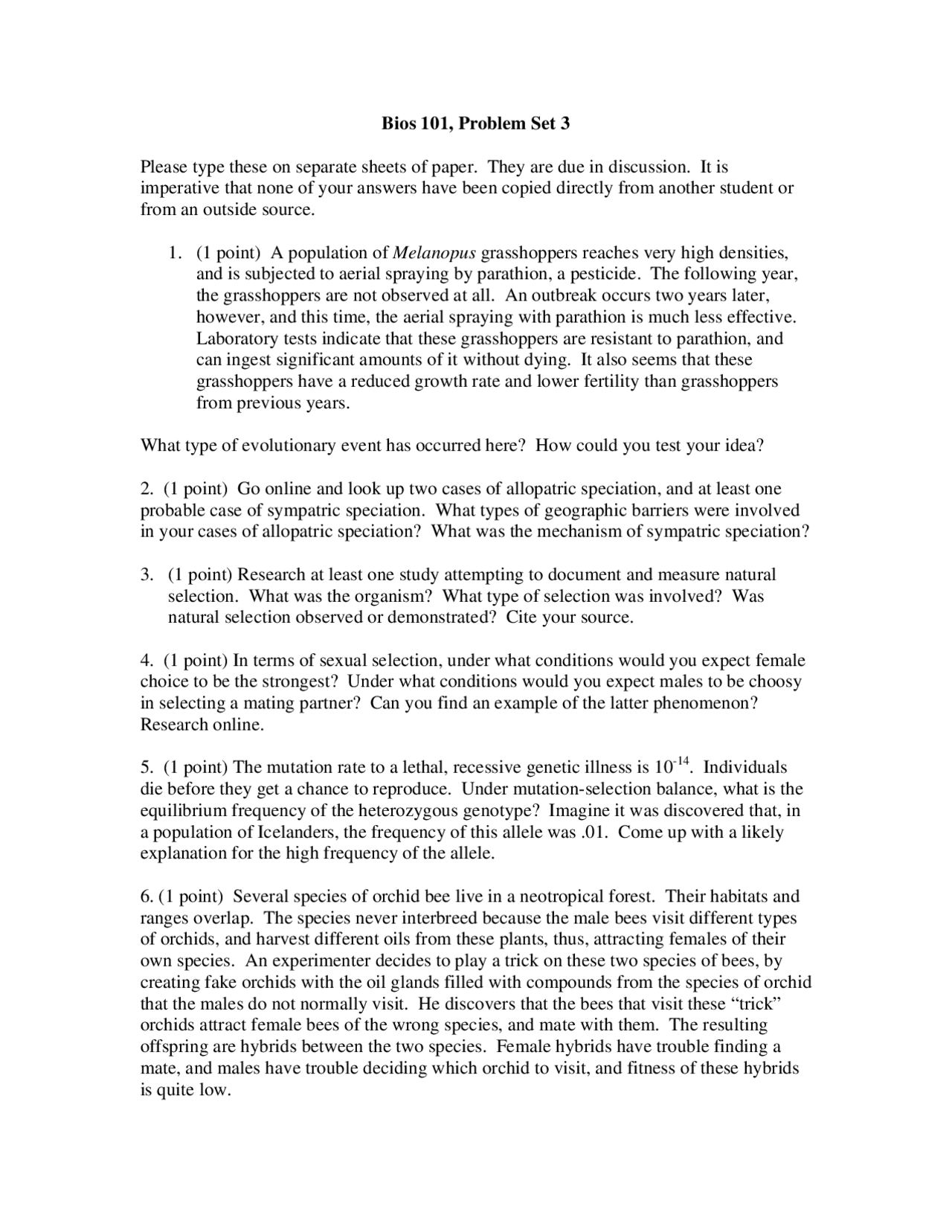 9 Questions On Populations And Communities Assignment 3 Bios 101