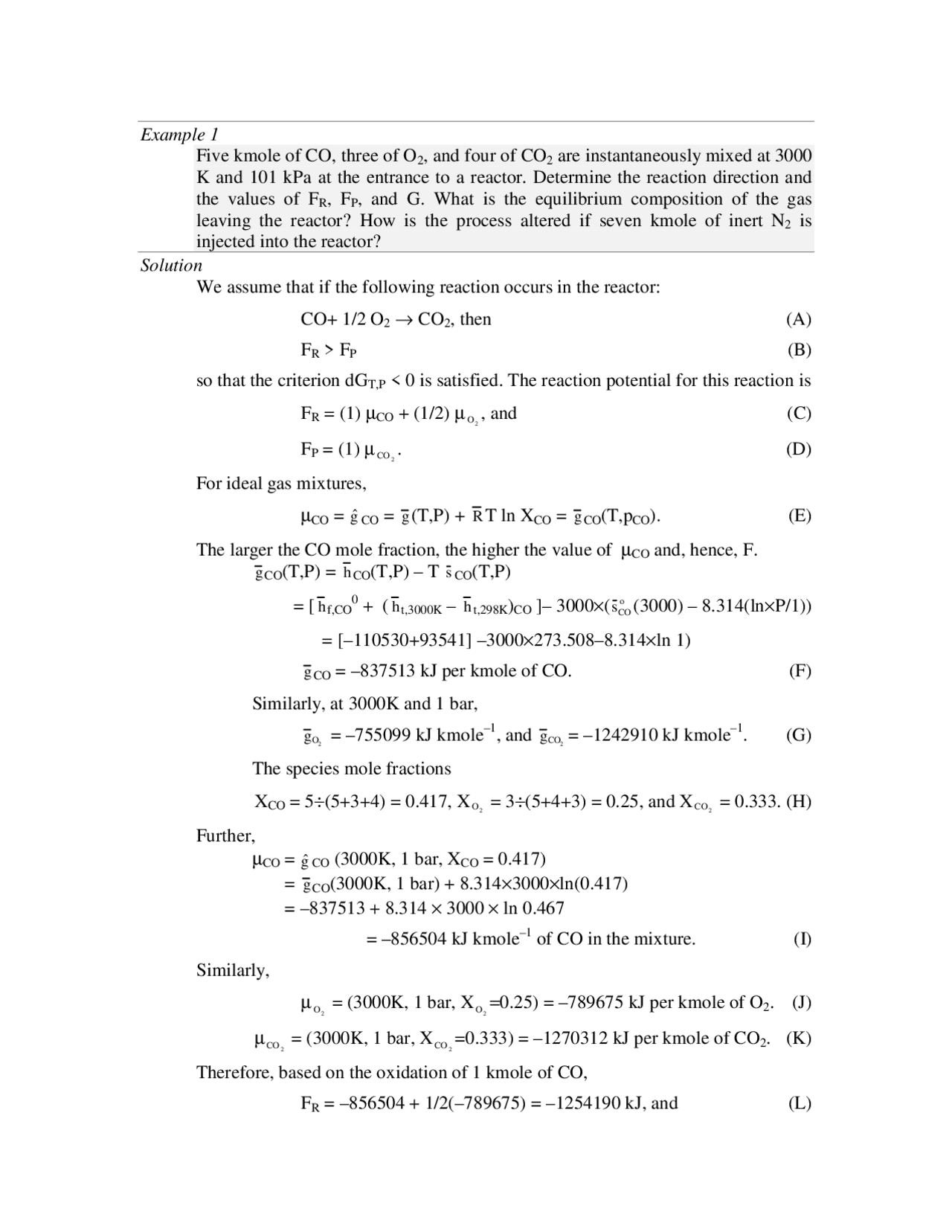Advanced Thermodynamics Examples With Resolution Me 501 Docsity