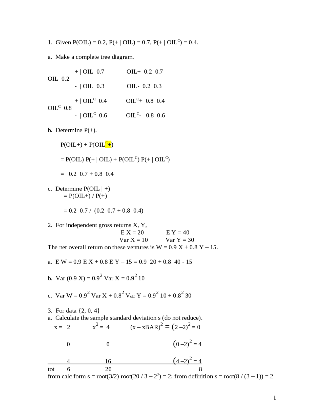 Make Complete Tree Diagram - Introduction Probability for Business ...